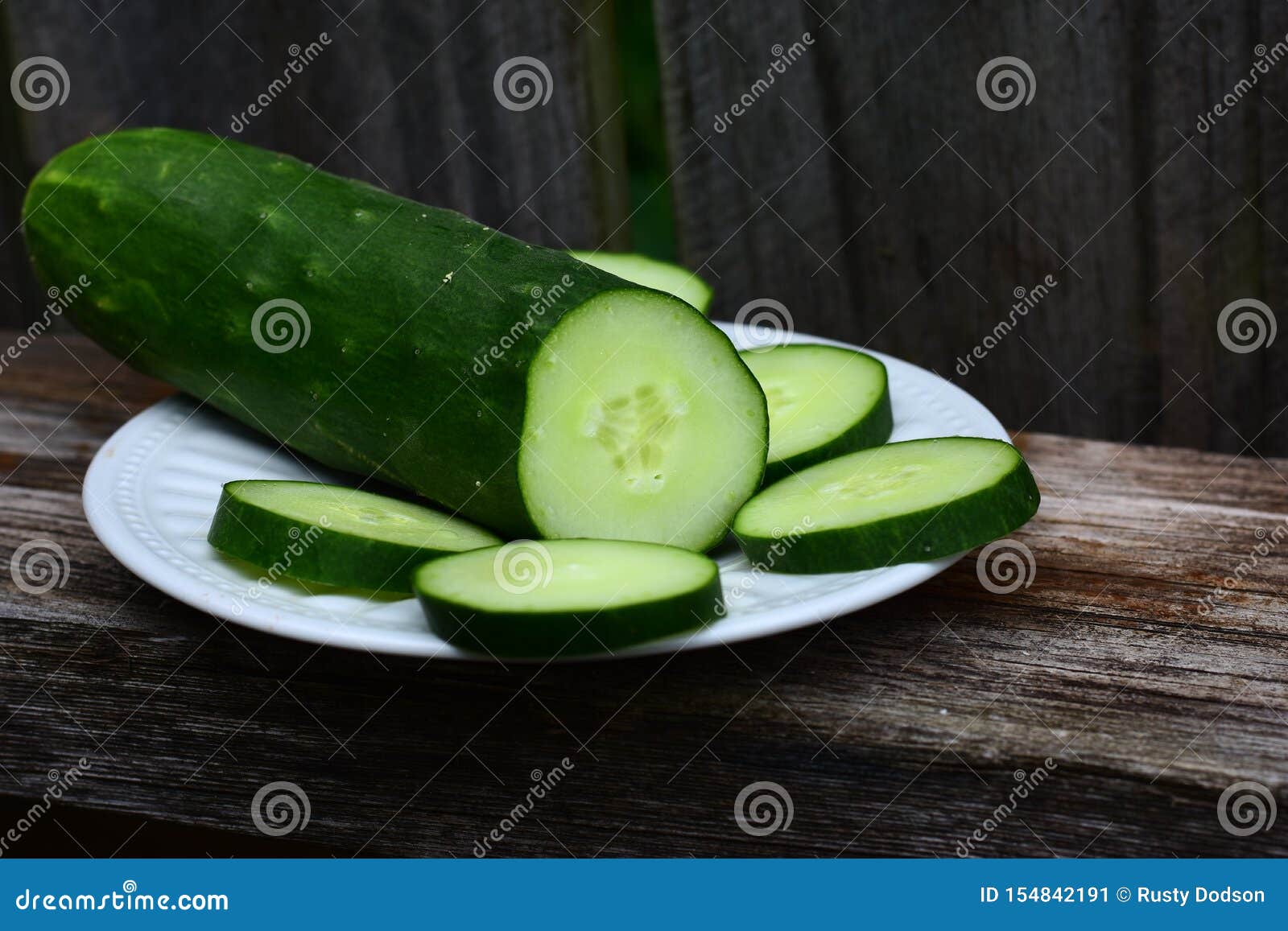 Sliced Cucumber stock image. Image of cucumber, sliced - 154842191