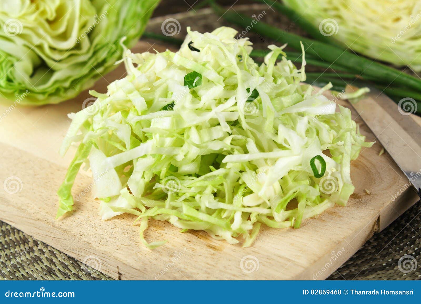 Sliced and Cut Fresh Green Cabbage Stock Photo - Image of ingredient ...