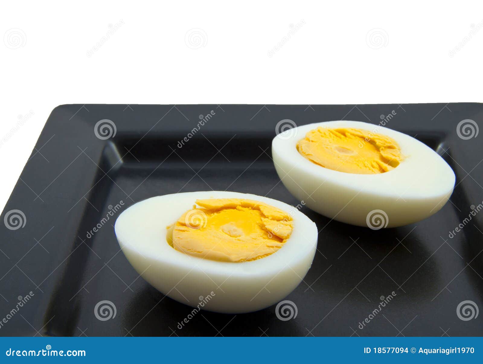 Sliced eggs close up stock photo. Image of easter, isolated - 18577094