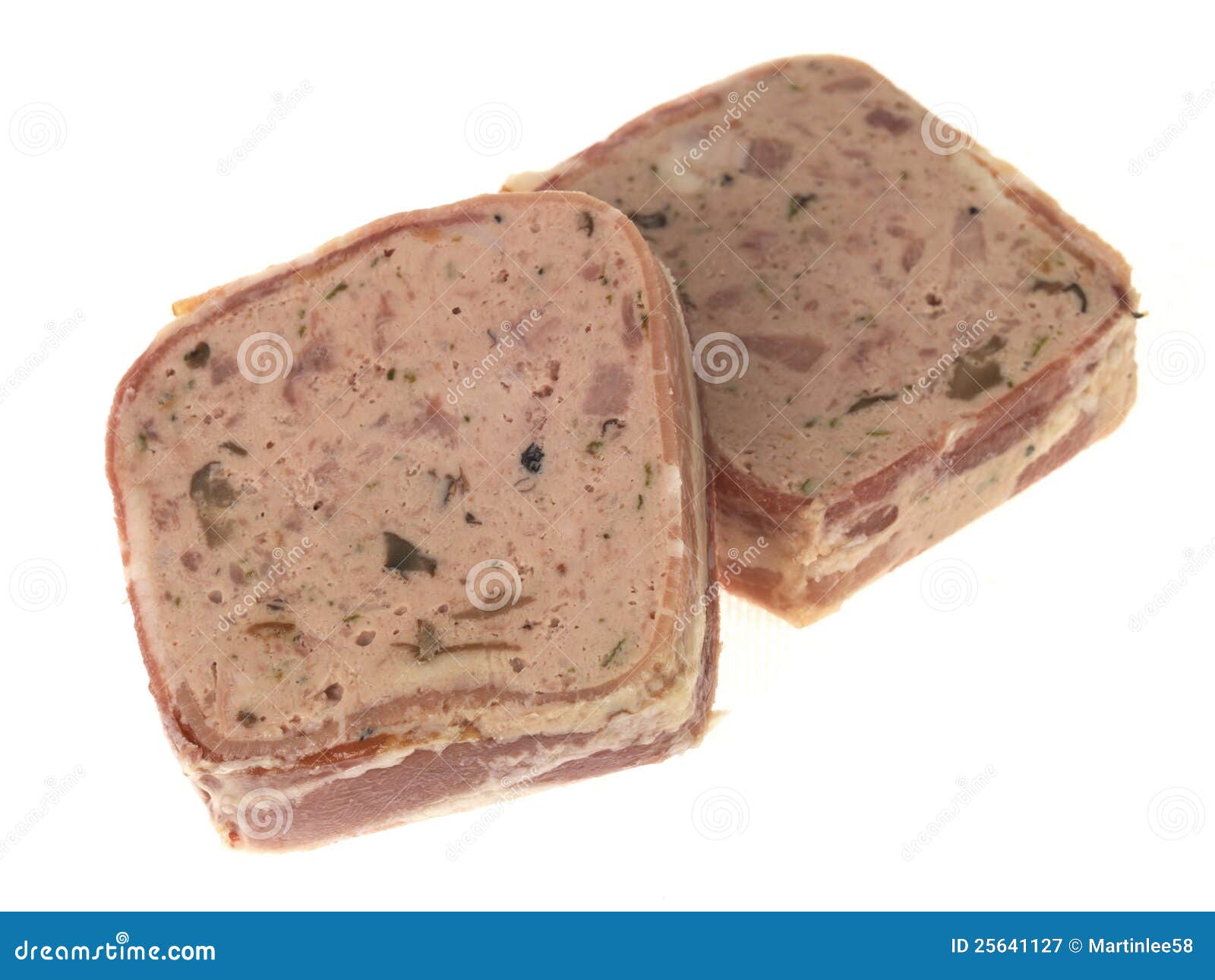 Sliced Farmhouse Pate stock image. Image of bacon, pork - 25641127