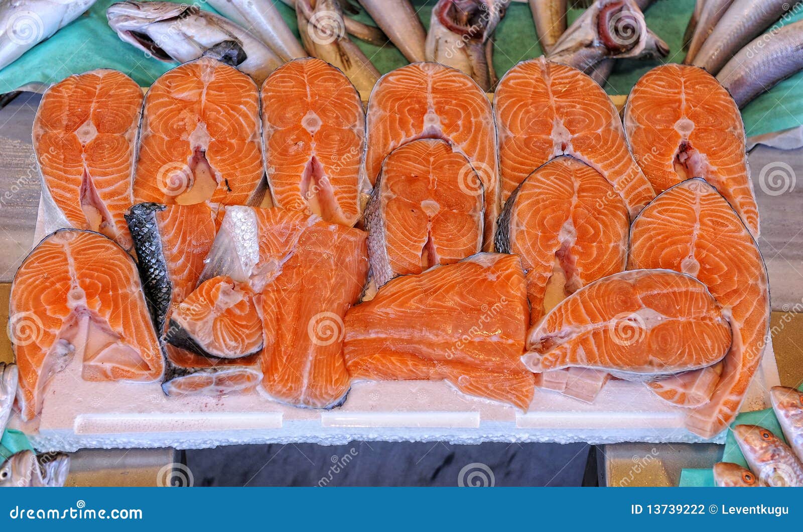 Sliced fish stock photo. Image of ingredient, fillet - 13739222
