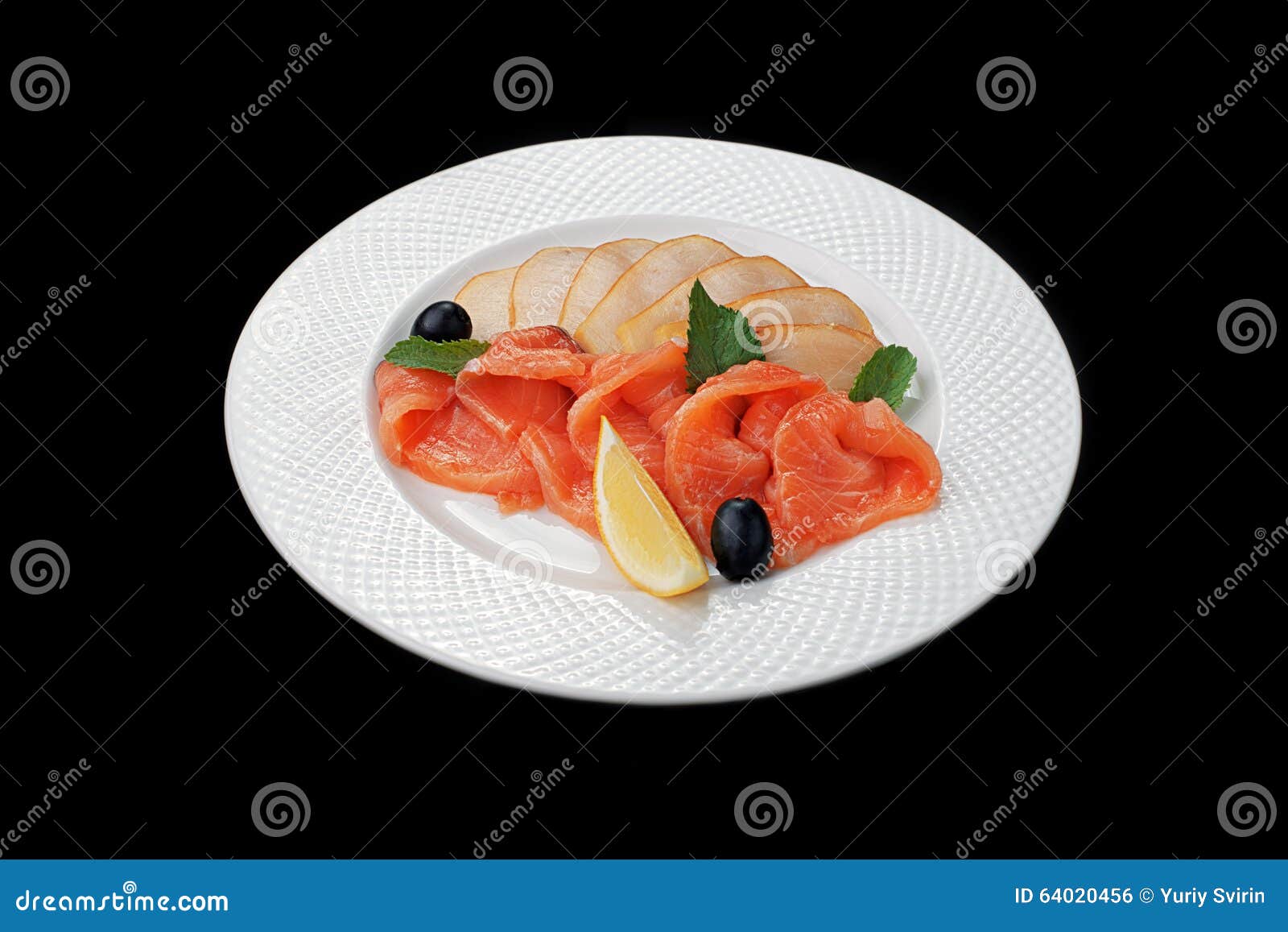 Sliced fish stock photo. Image of horizontal, gourmet - 64020456