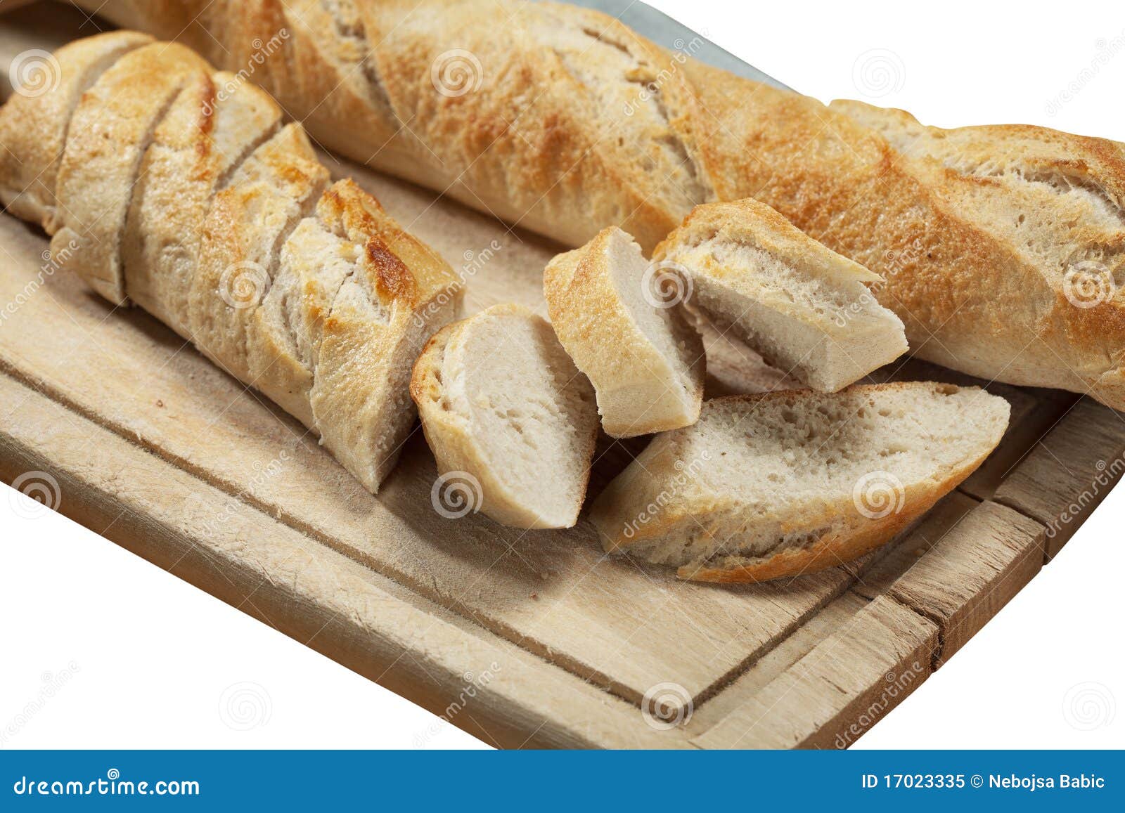 Sliced French Baguette Bread Stock Image - Image of artisan, country ...