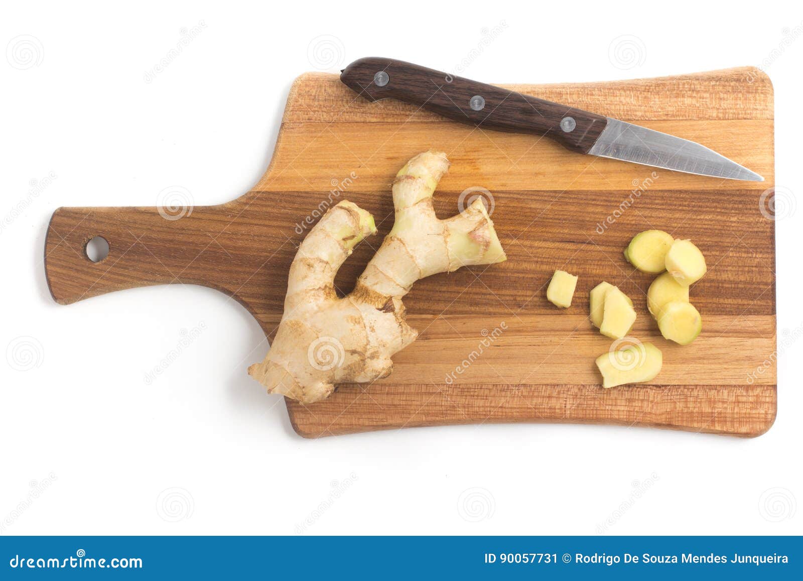 Sliced Fresh Ginger stock image. Image of background - 90057731