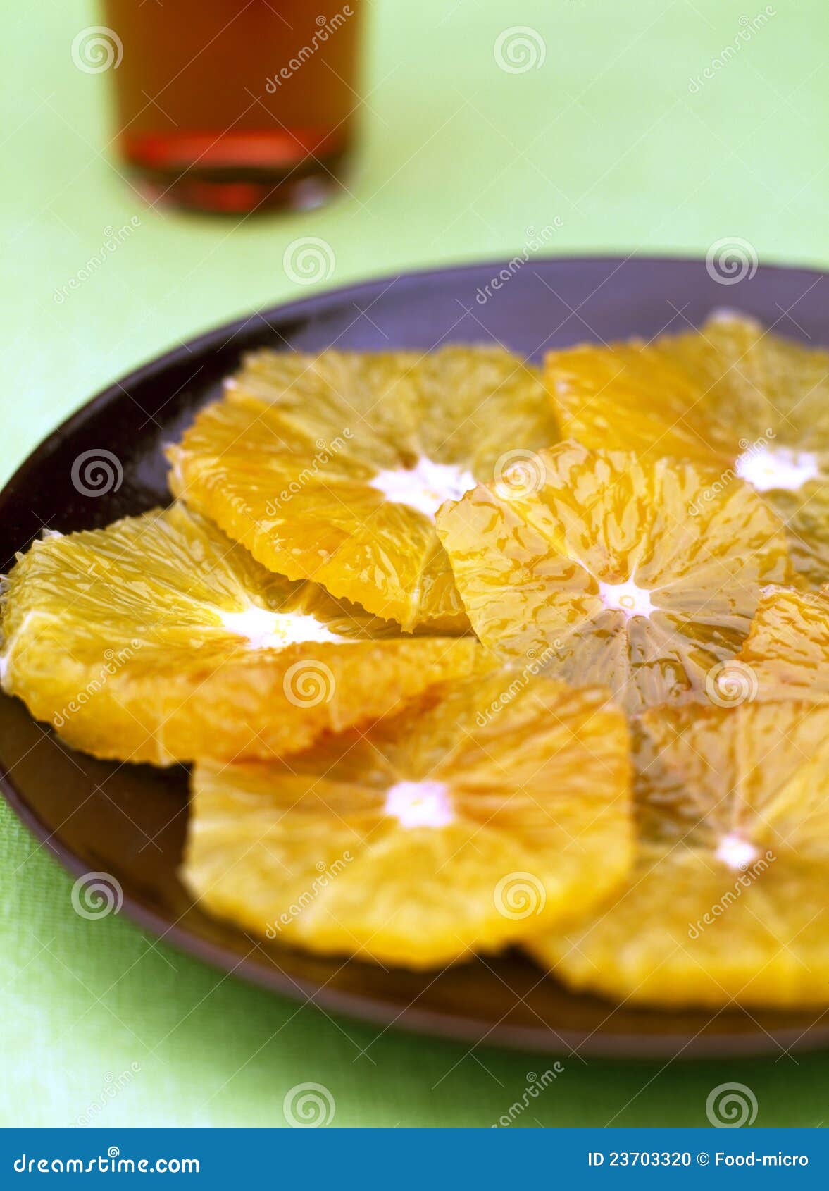 Sliced fresh oranges stock photo. Image of fruit, ingredient - 23703320