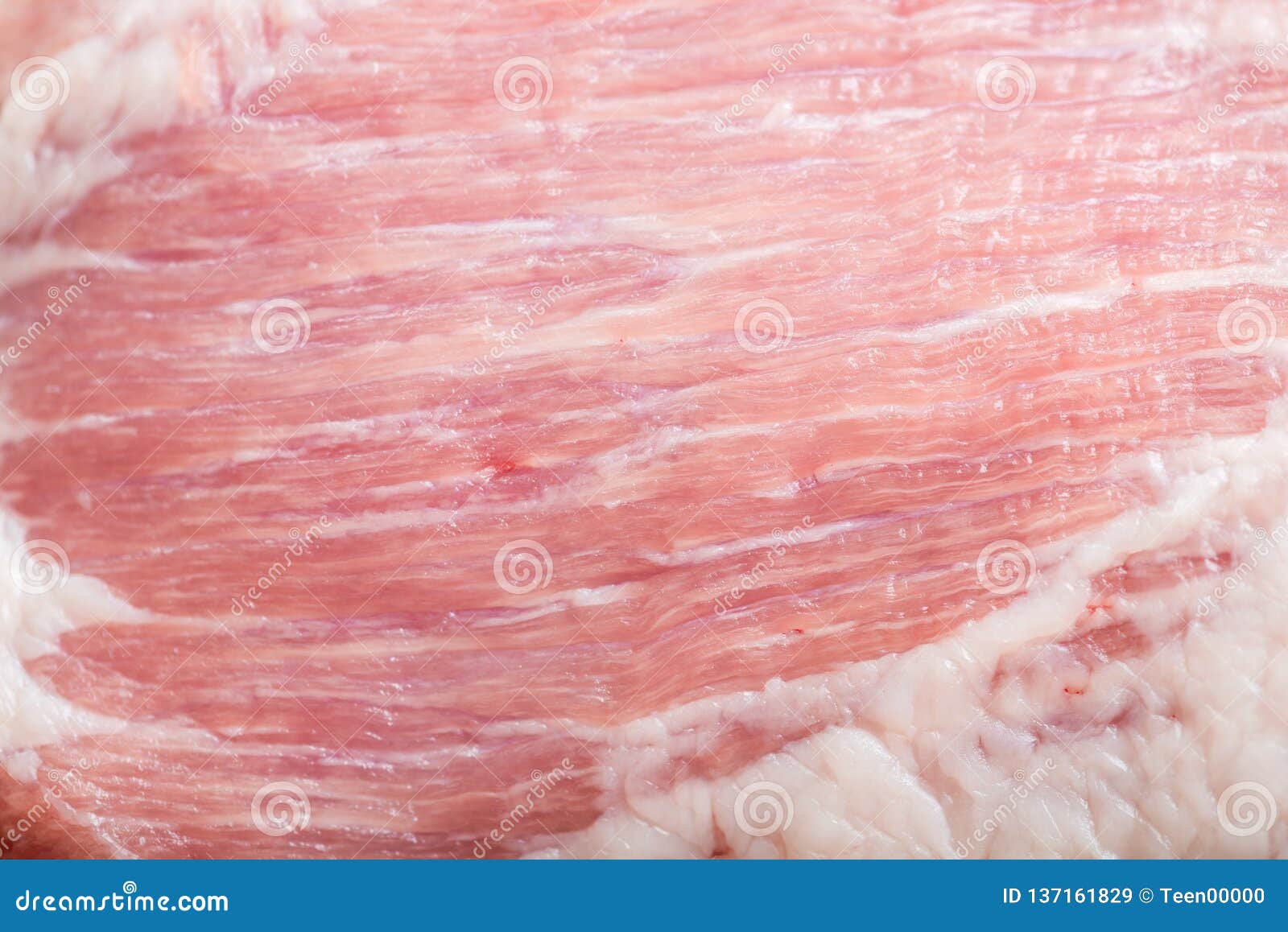 Sliced of Fresh Pork Neck Fresh Meat Stock Image - Image of food, dish ...