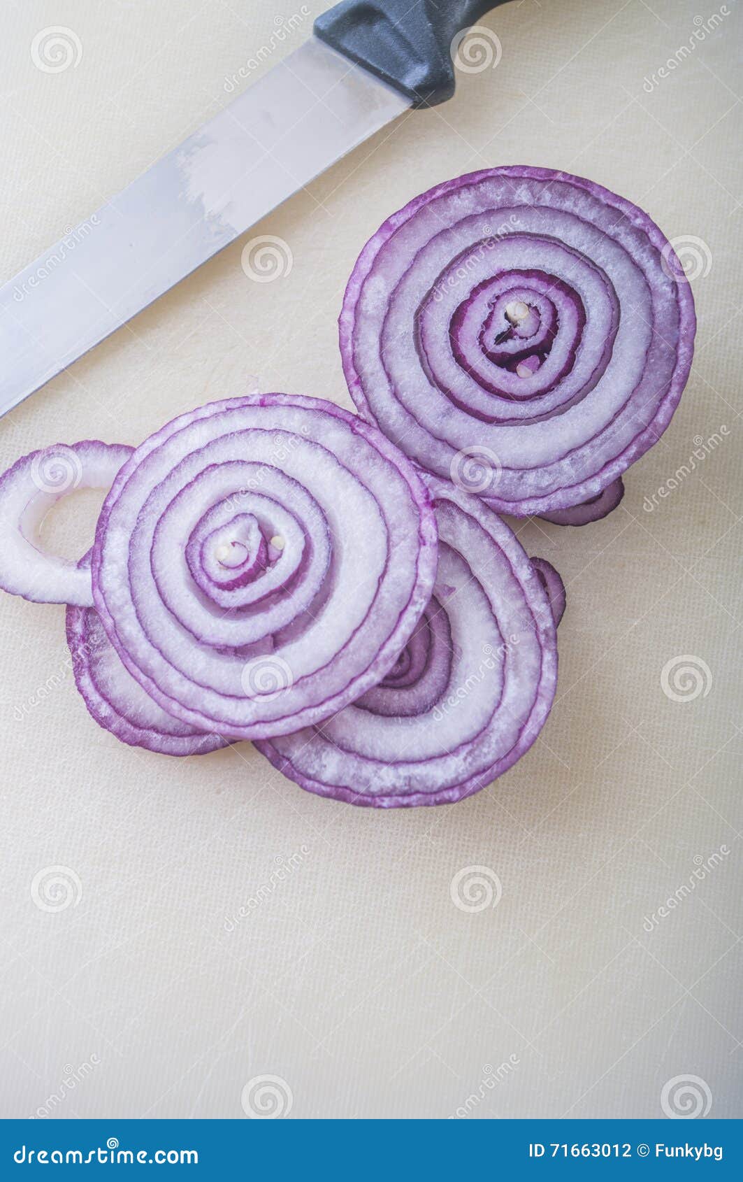 Sliced Fresh Red Onion Isolated Stock Photo - Image of freshness ...
