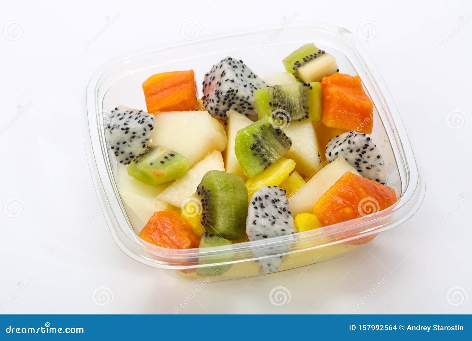 Sliced Fruit Mix in the Box Stock Photo - Image of nutrition, berry ...