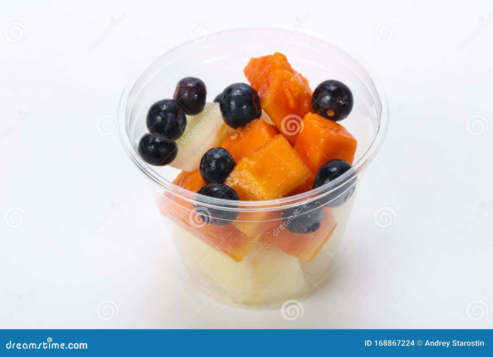 Sliced Fruit Mix in the Box Stock Photo - Image of plastic, natural ...