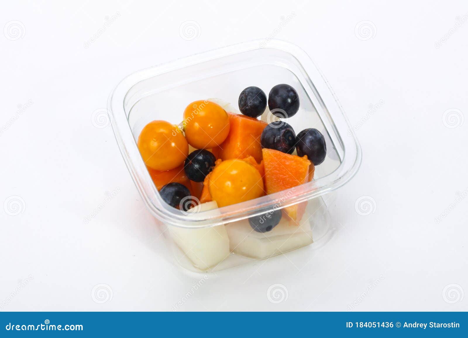 Sliced Fruit Mix in the Box Stock Photo - Image of lunchbox, sweet ...