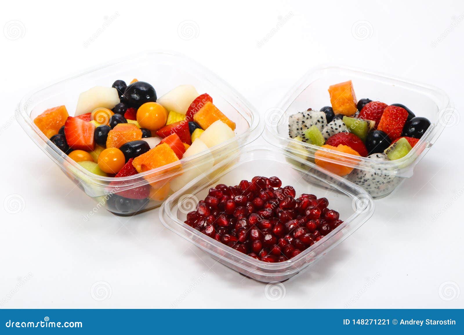 Sliced Fruit Mix in the Box Stock Image - Image of packed, sweet: 148271221