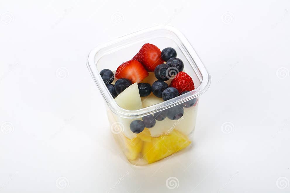 Sliced Fruit Mix in the Box Stock Image - Image of mango, juicy: 150782049