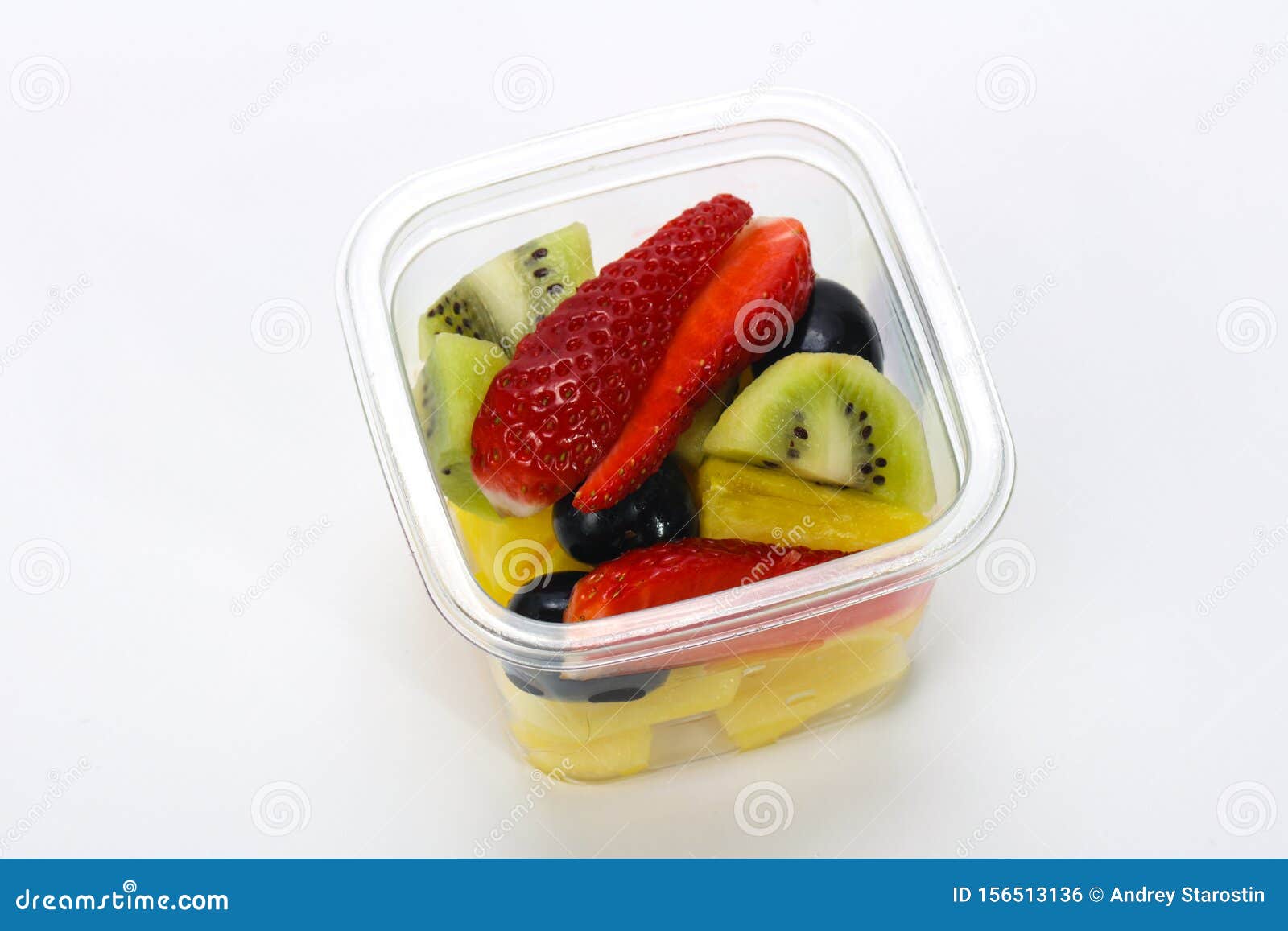 Sliced Fruit Mix in the Box Stock Photo - Image of lunchbox, strawberry ...