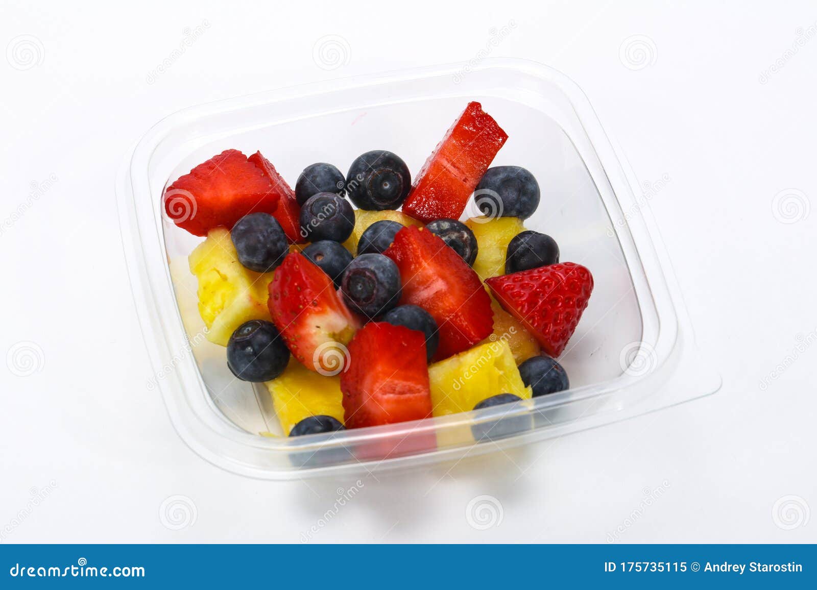 Sliced Fruit Mix in the Box Stock Image - Image of freshness, organic ...