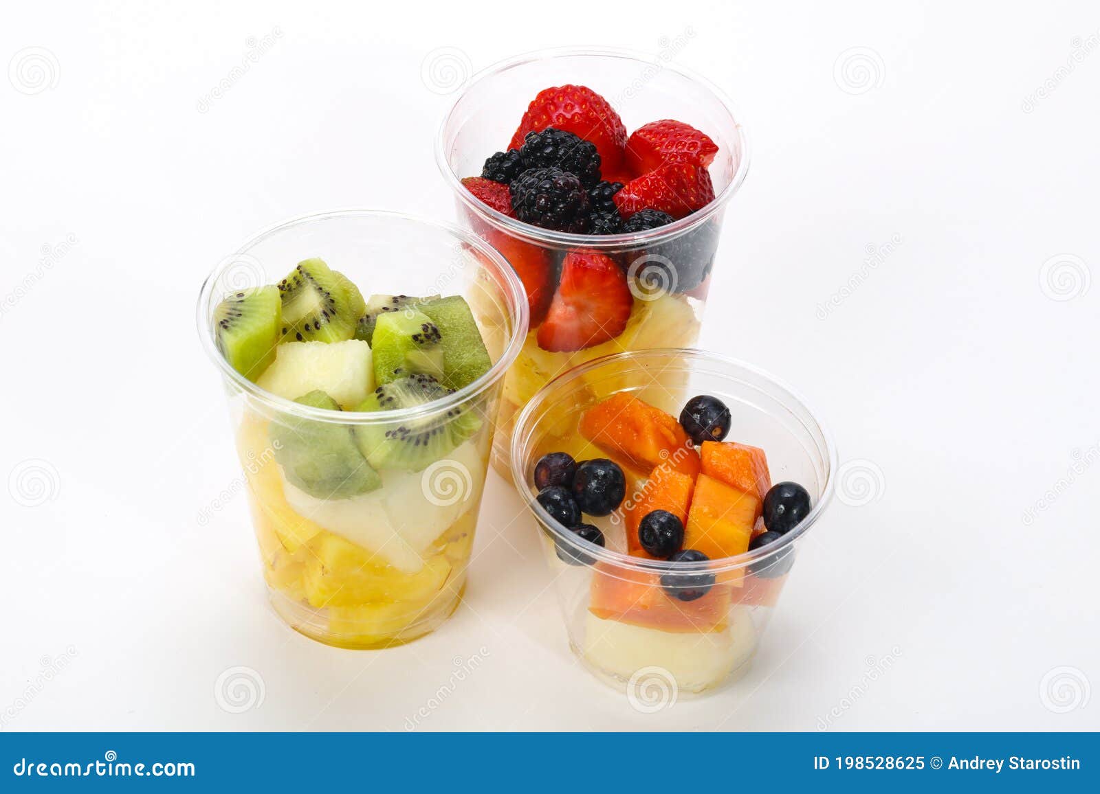 Sliced Fruit Mix in the Box Stock Image - Image of watermelon, healthy ...