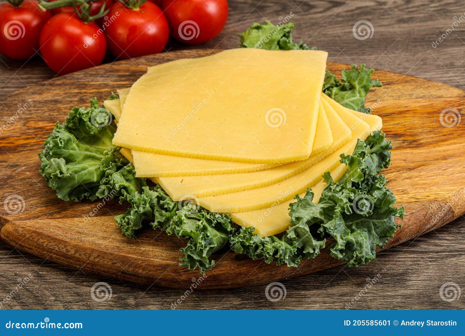 Sliced Gauda Cheese Over Board Stock Image - Image of delicious, slices ...