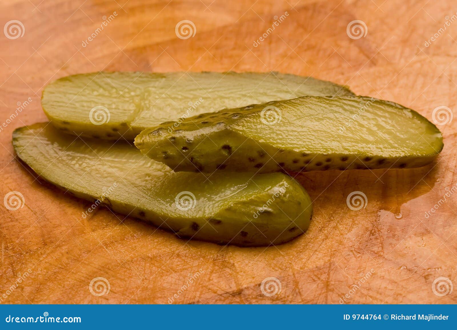 Sliced Gherkin stock photo. Image of pickled, ingredients - 9744764
