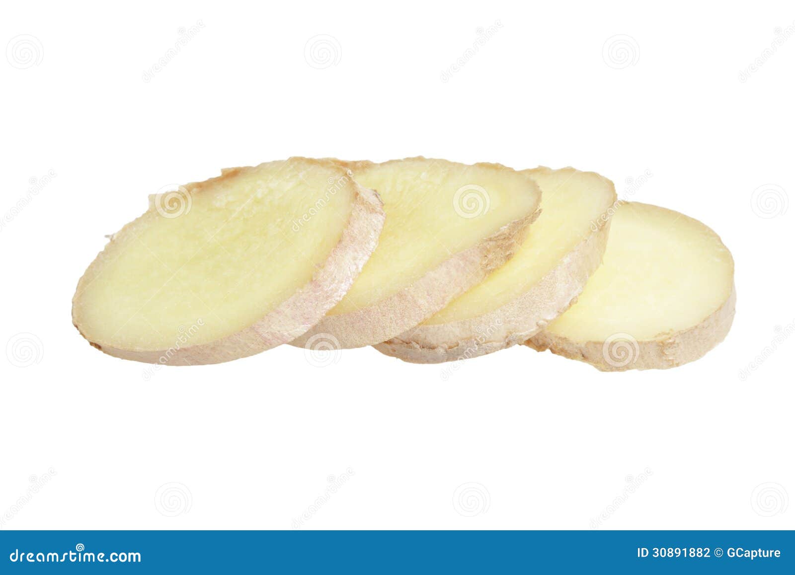 Sliced ginger root stock photo. Image of studio, healthy - 30891882
