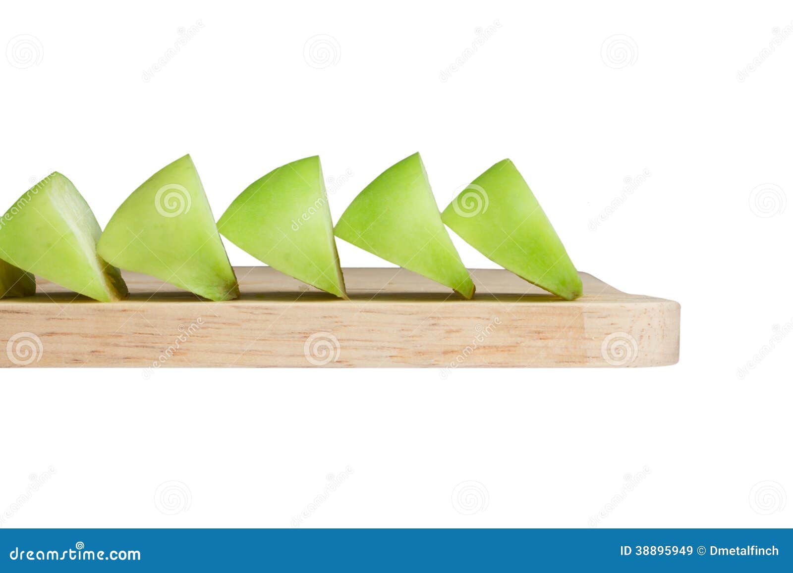 Sliced green apple stock image. Image of fruit, vegetarian - 38895949