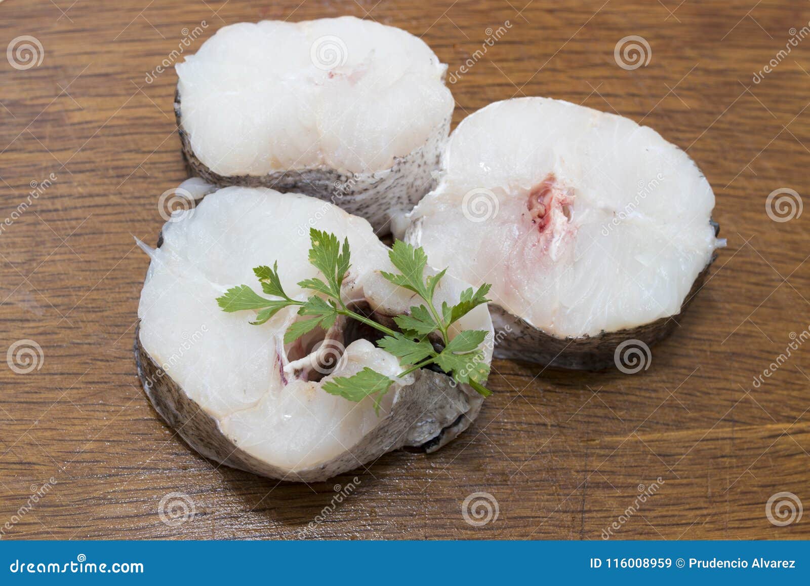 Sliced hake fish stock image. Image of delicious, flakes - 116008959