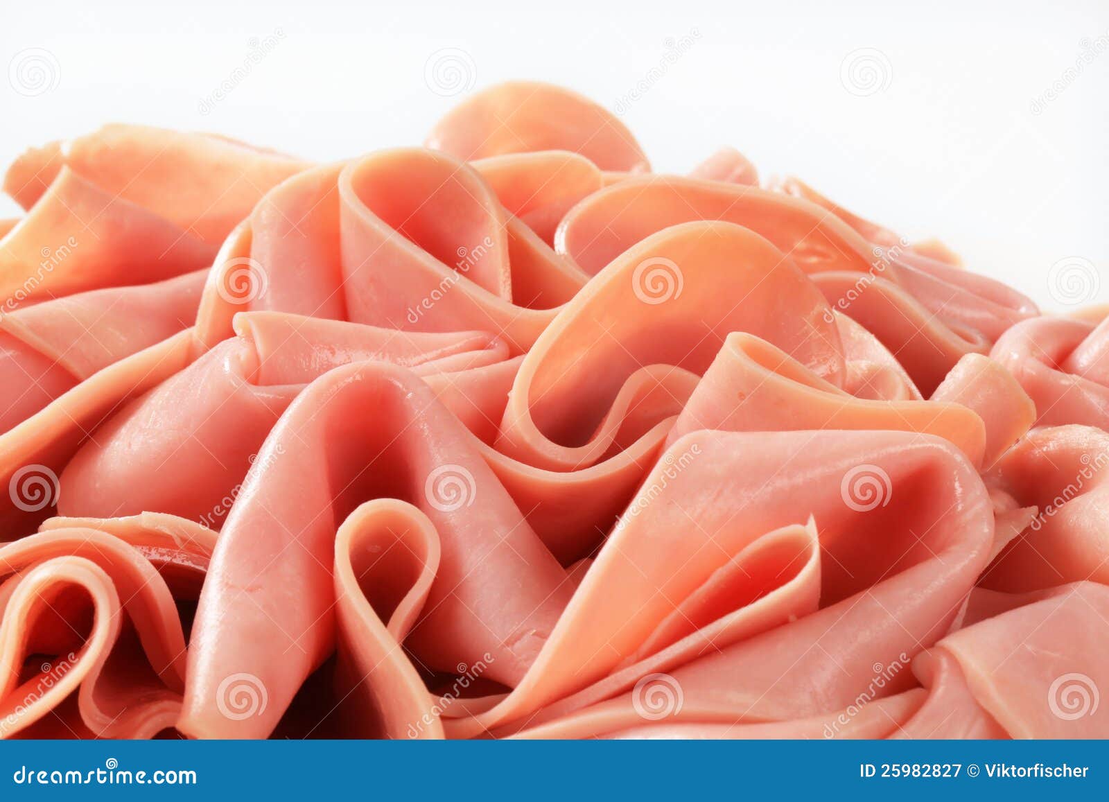 Sliced ham stock image. Image of cuts, cold, fresh, food - 25982827