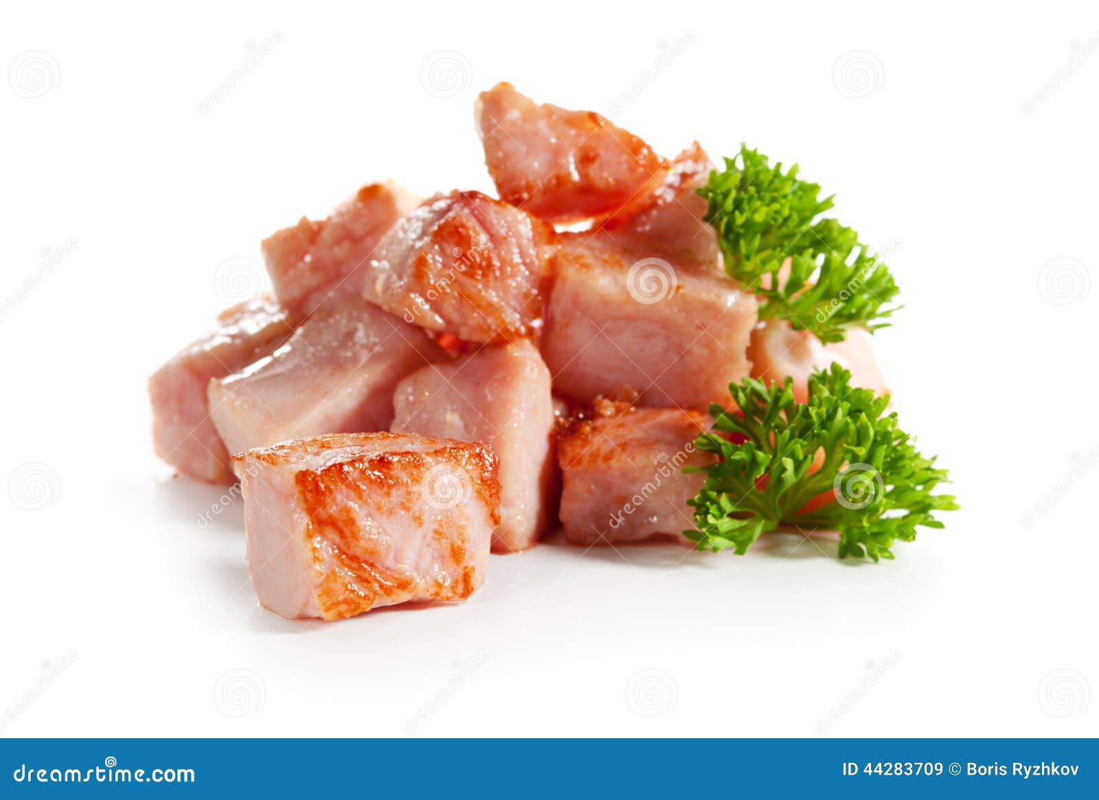 Sliced Ham stock image. Image of lean, slices, cooked - 44283709