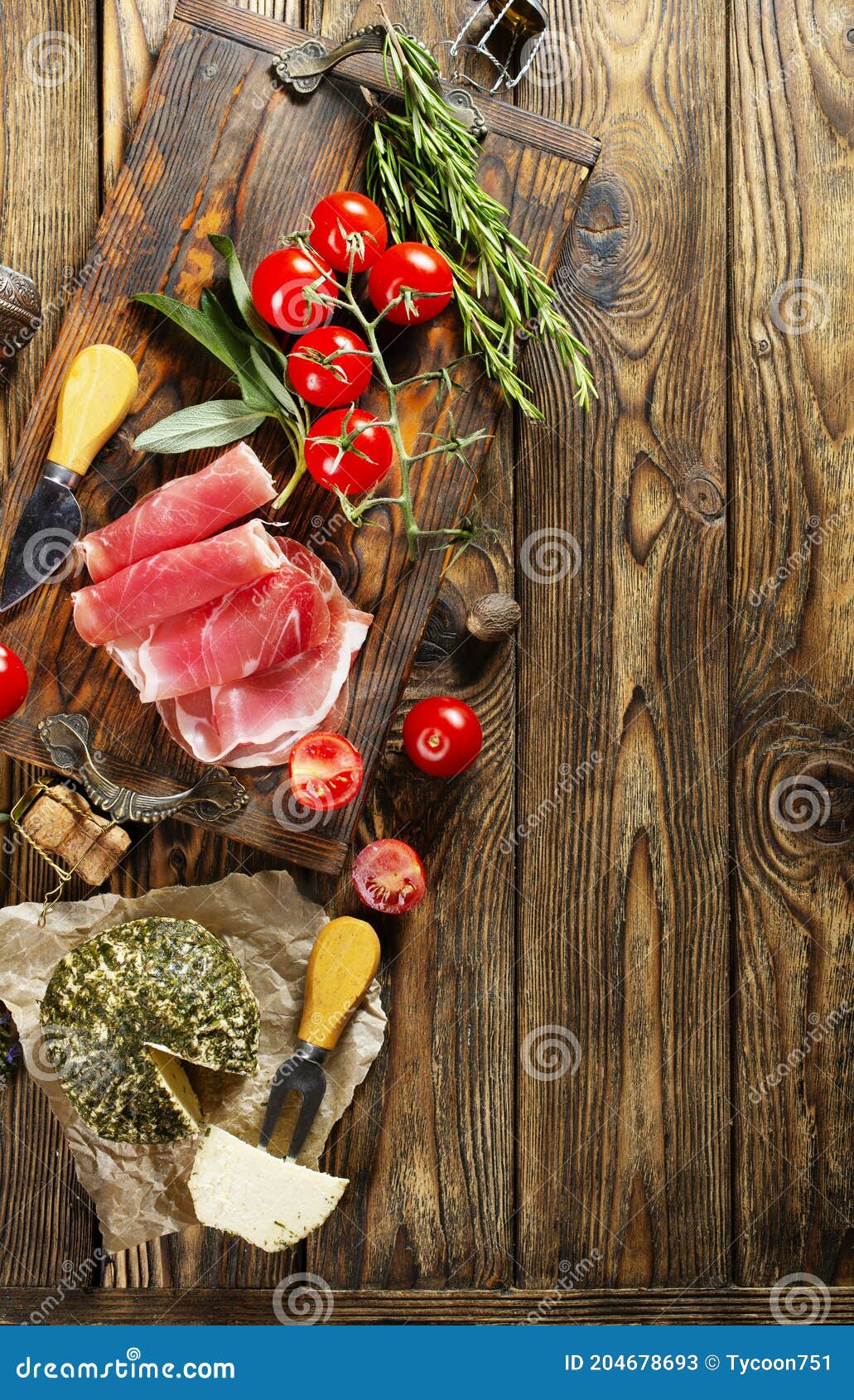 Sliced jamon stock image. Image of platter, delicatessen - 204678693