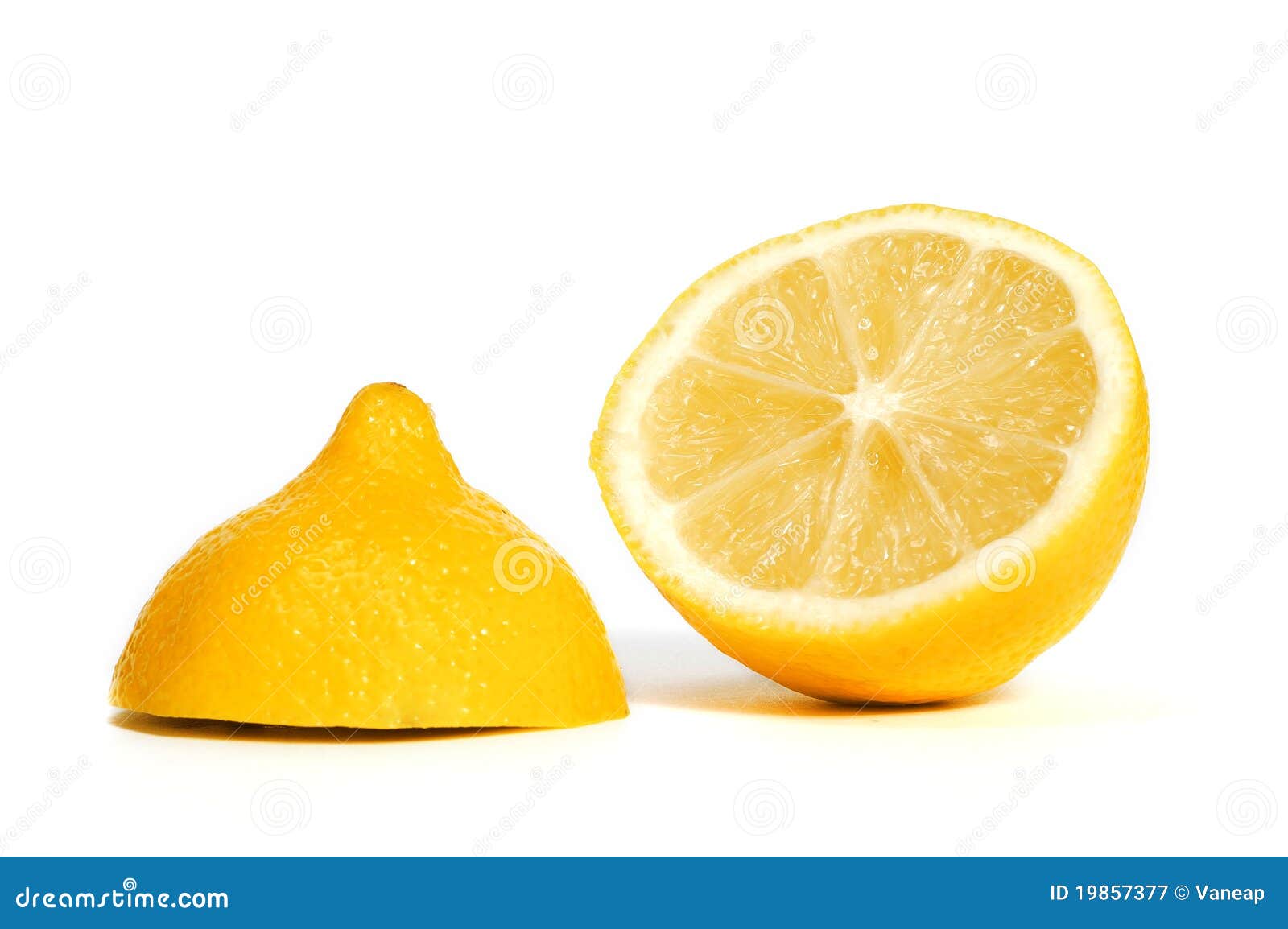 Sliced Lemon stock image. Image of drink, diet, cross - 19857377