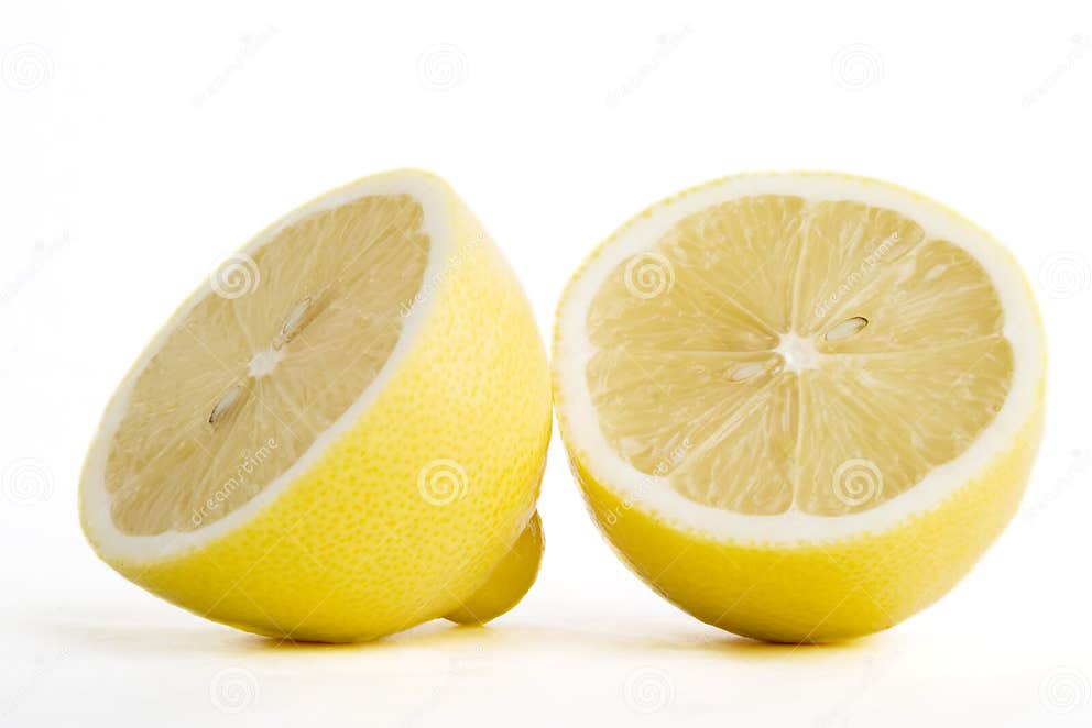 Sliced lemon stock image. Image of fresh, sour, item, pair - 385517