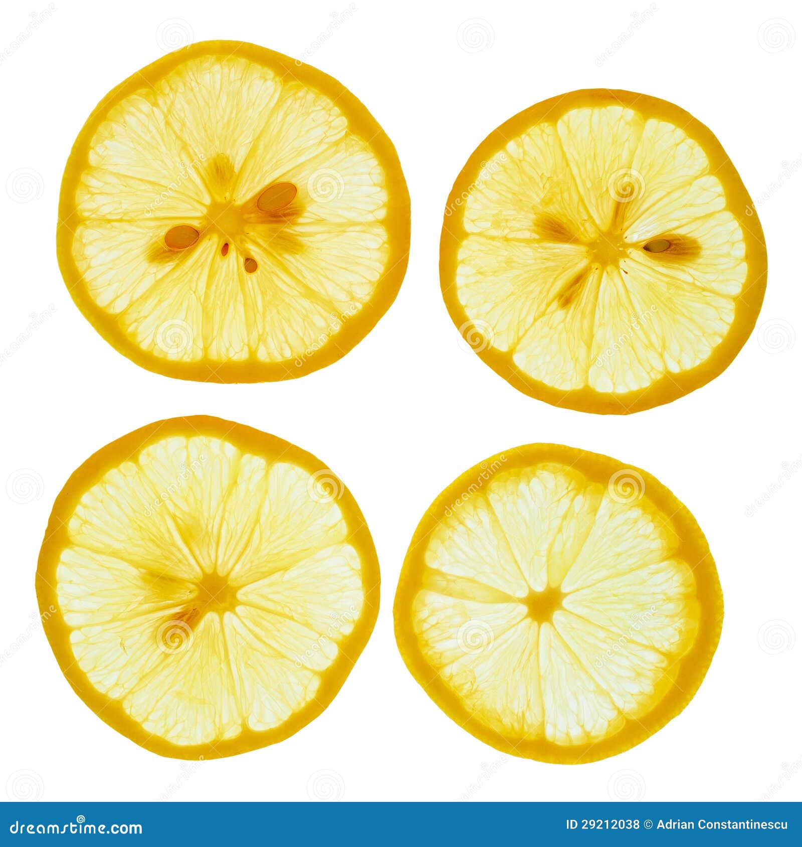 Sliced Lemons stock photo. Image of fresh, seeds, natural - 29212038
