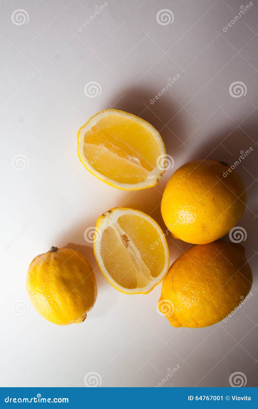 Sliced lemons stock image. Image of lemons, eating, citric - 64767001