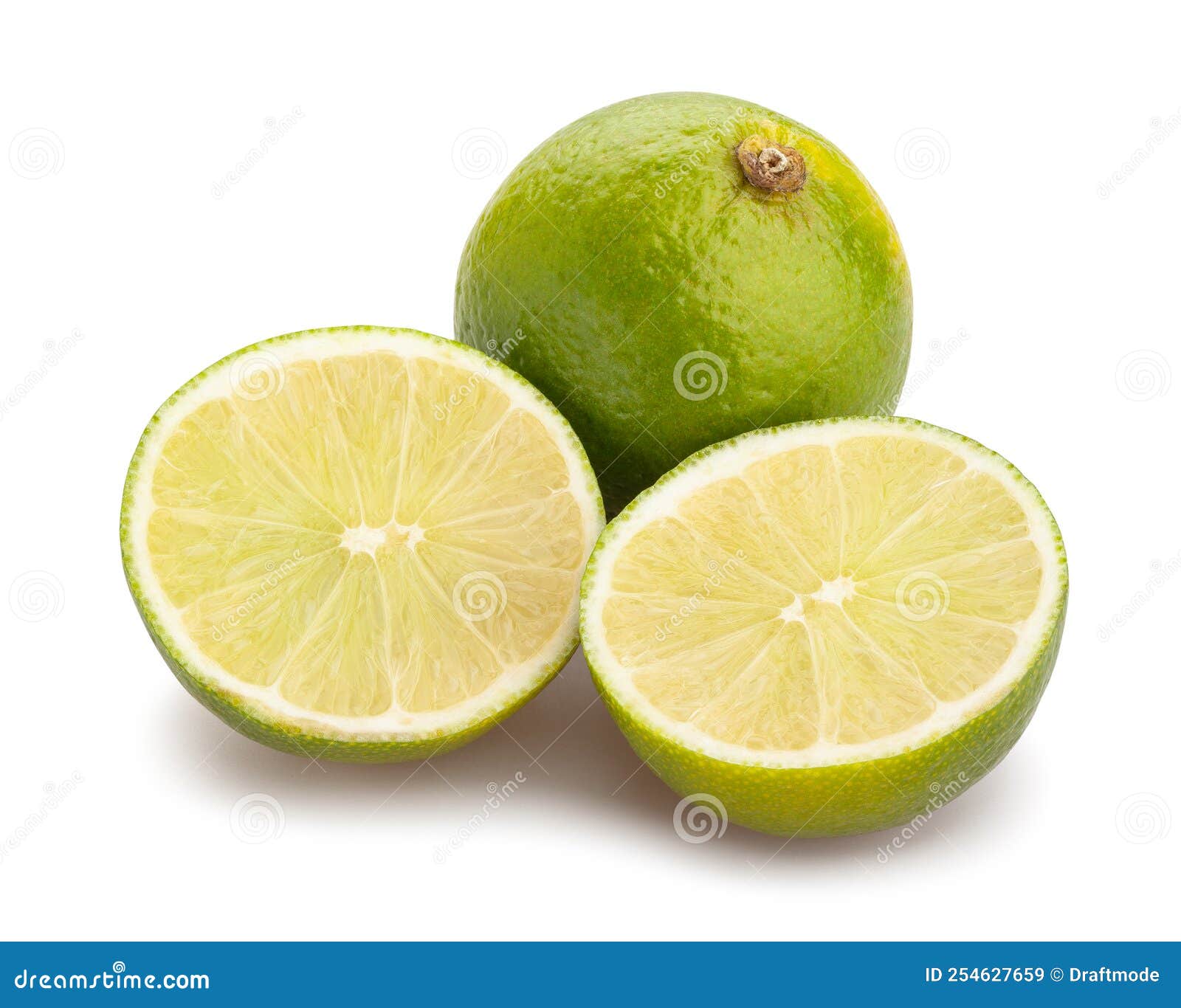 Sliced lime path isolated stock image. Image of tasty - 254627659