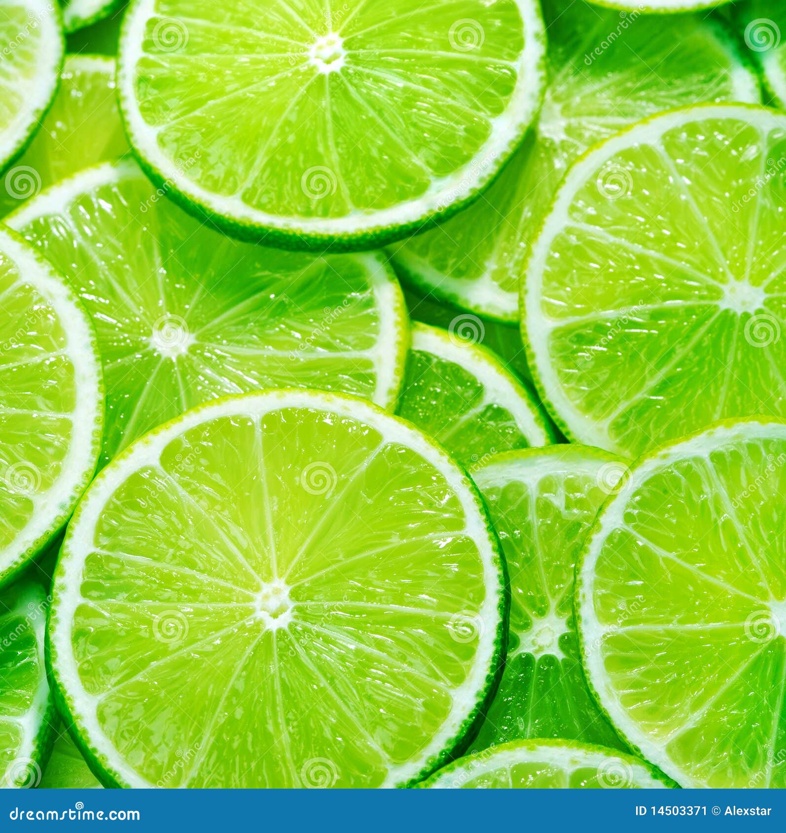 Sliced limes stock image. Image of citrus, limes, sliced - 14503371