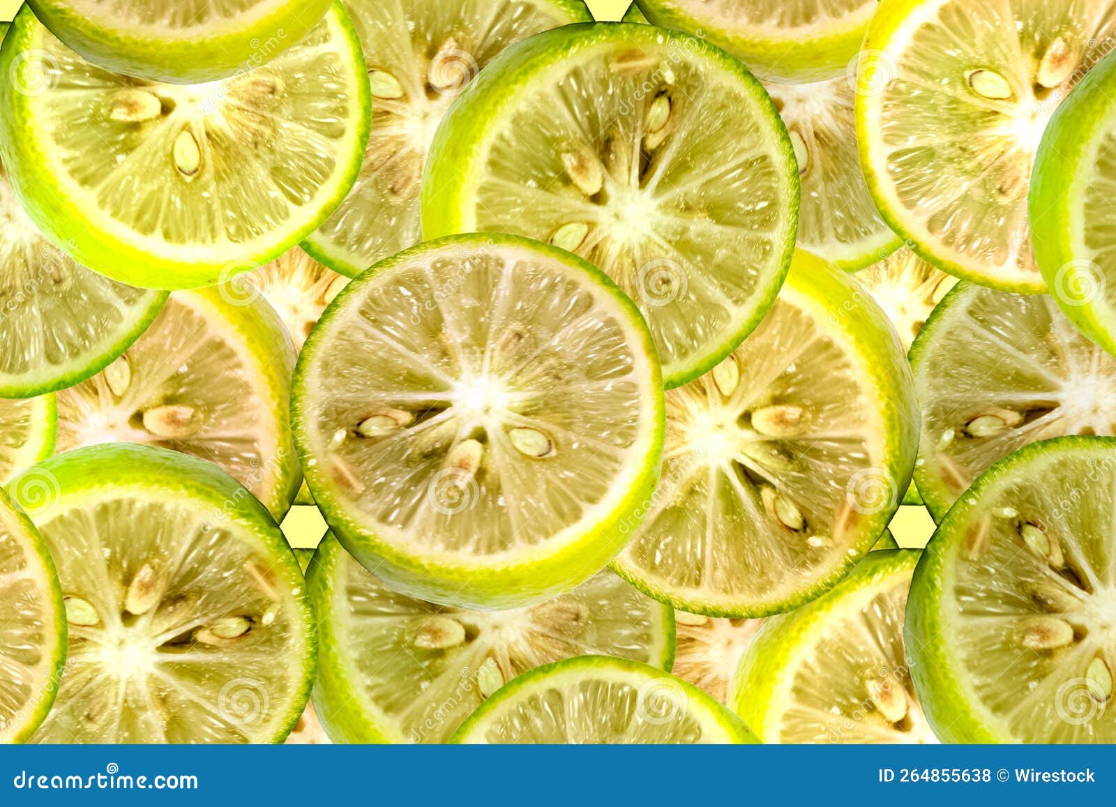 Sliced Limes Stacked on Each Other Stock Photo - Image of slices ...