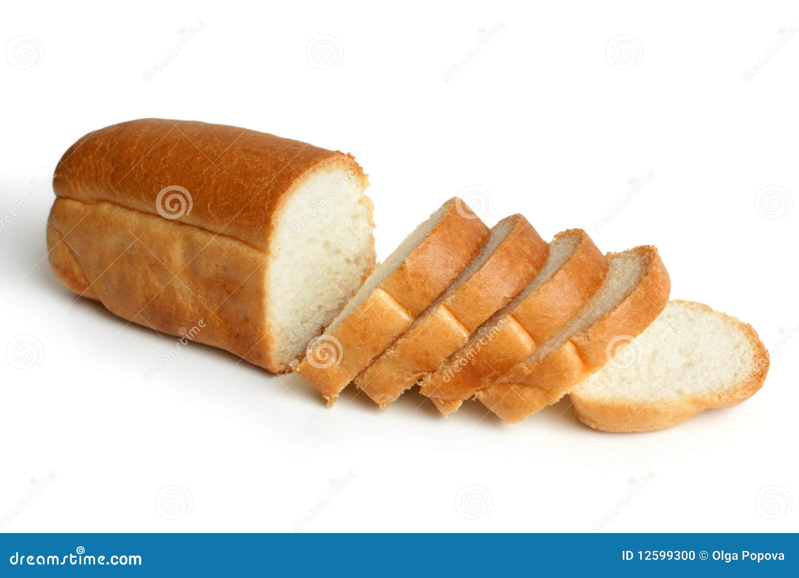 Sliced loaf of bread stock photo. Image of fresh, background - 12599300