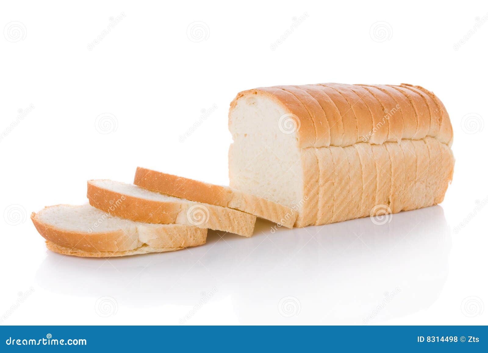 Sliced loaf of bread stock photo. Image of sliced, golden - 8314498