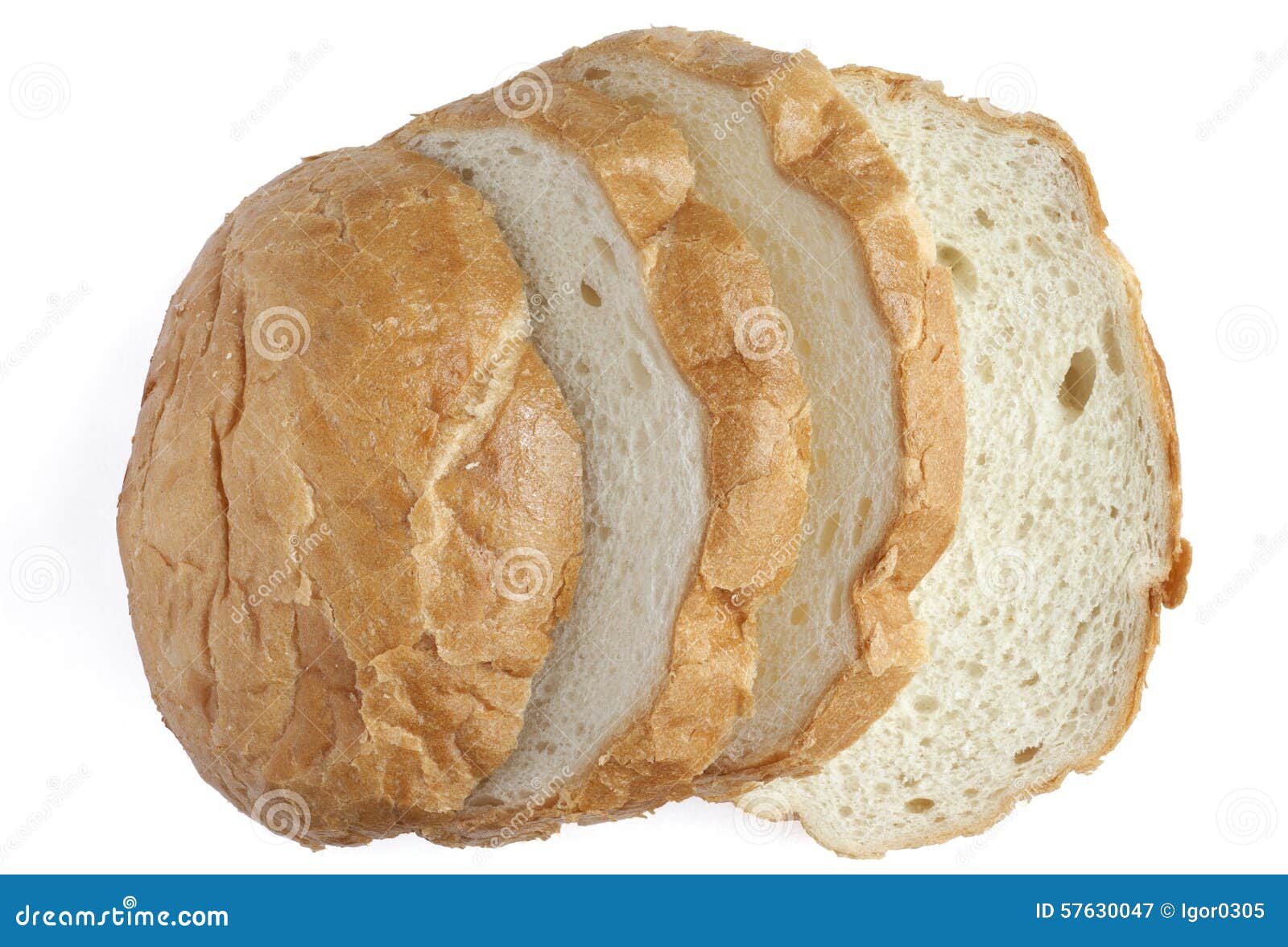 Sliced loaf stock image. Image of natural, loaf, traditional - 57630047