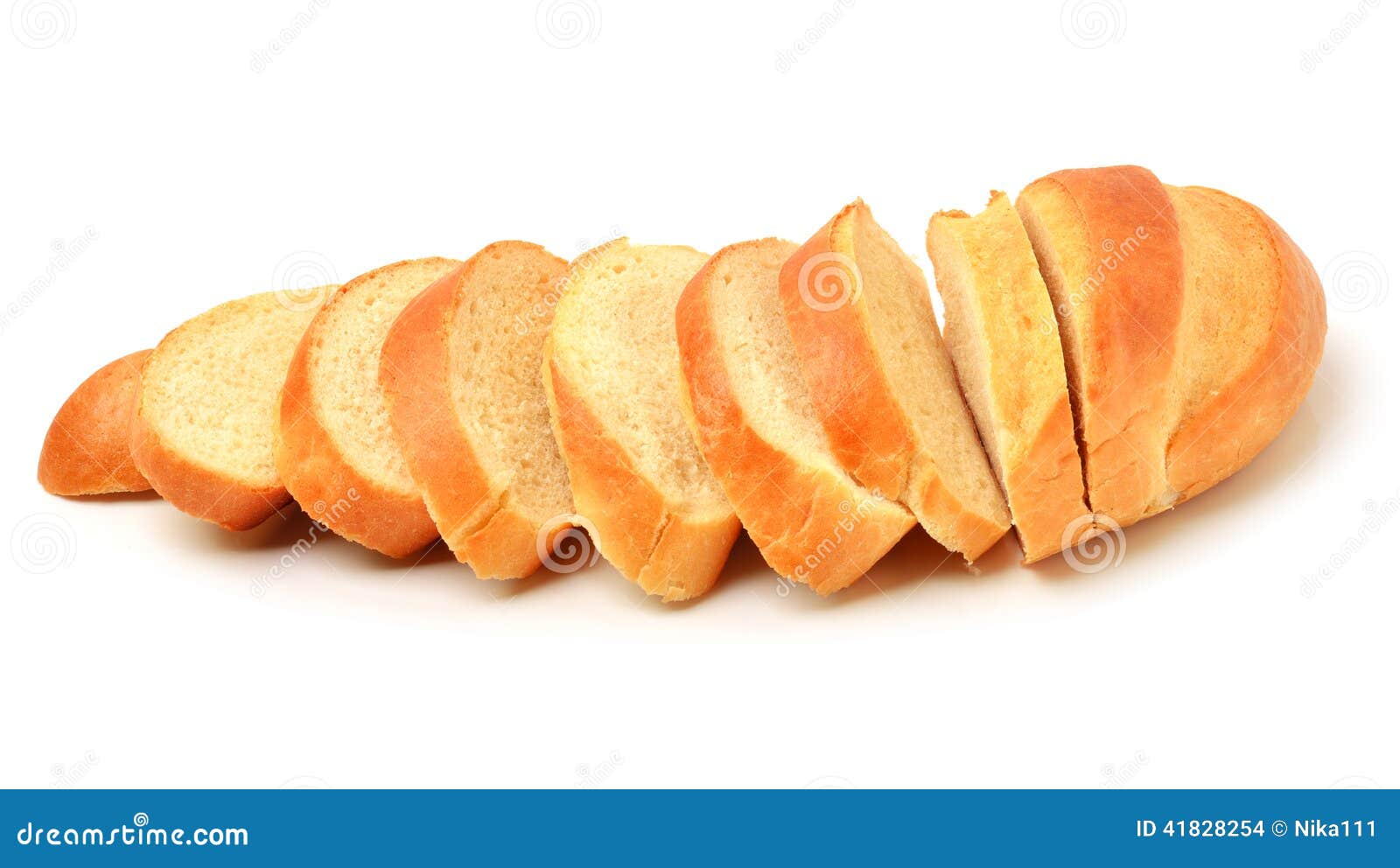 Sliced long loaf bread stock photo. Image of abundance - 41828254