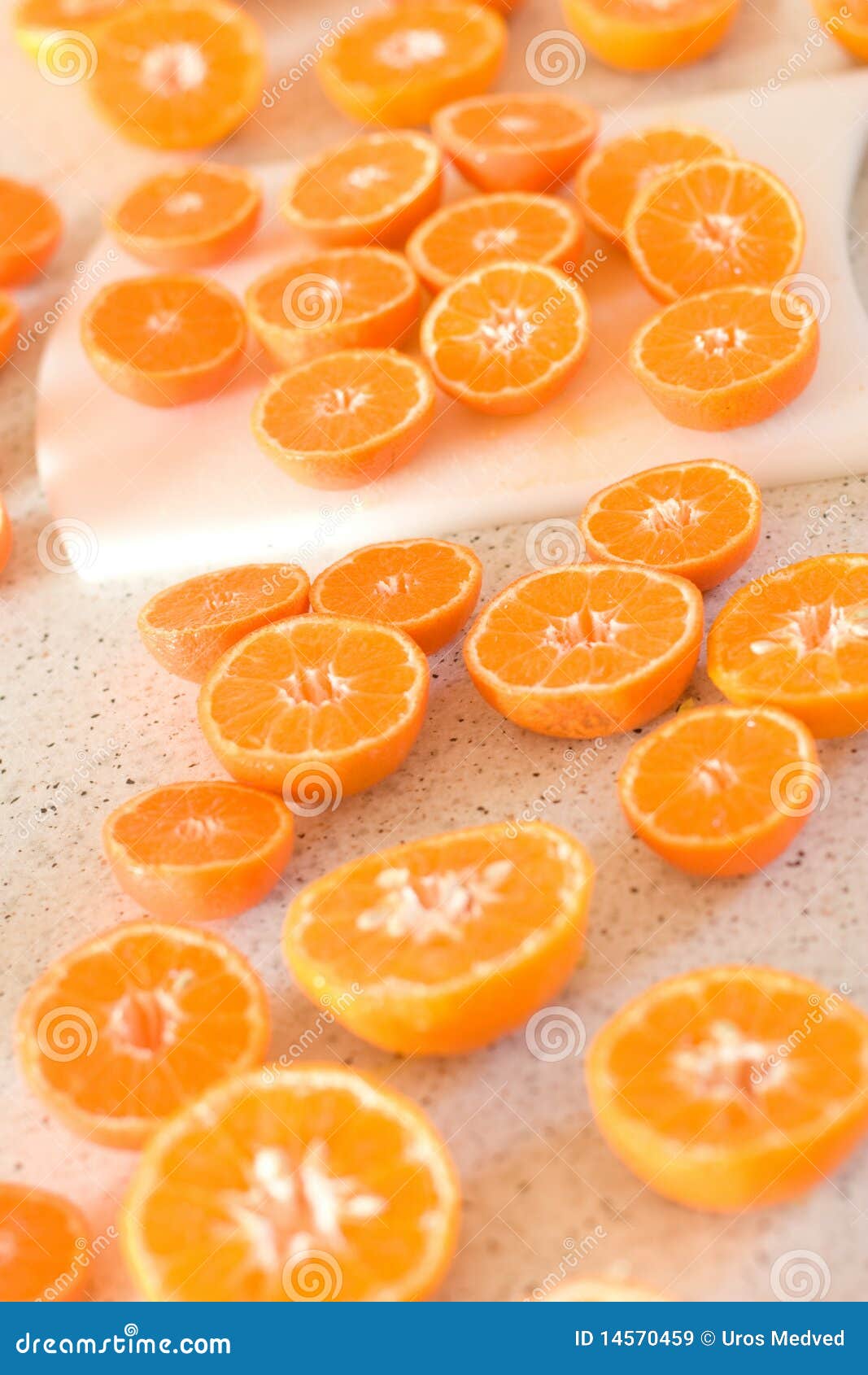 Sliced mandarines stock image. Image of healthy, juicer - 14570459