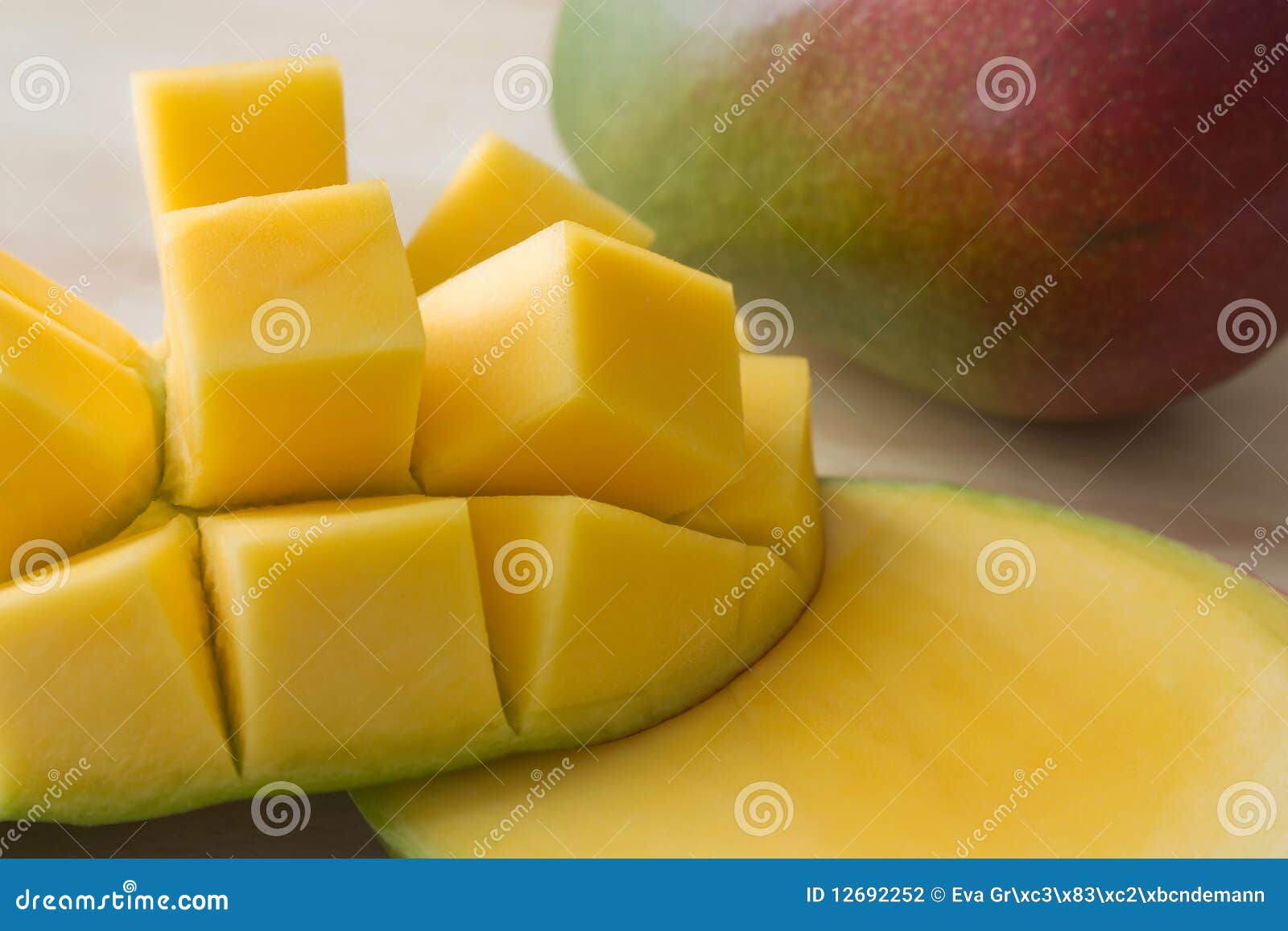 Sliced Mango stock photo. Image of selective, healthy - 12692252