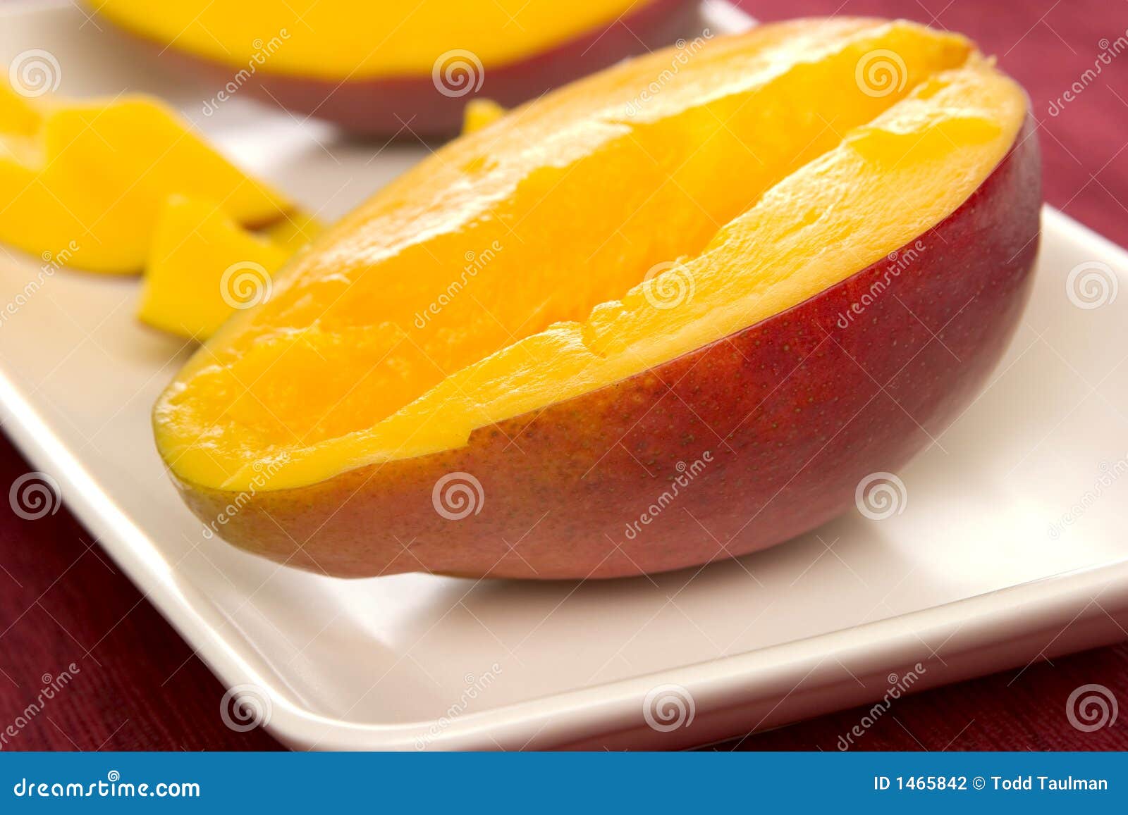 Sliced Mango stock photo. Image of fresh, yellow, healthy - 1465842