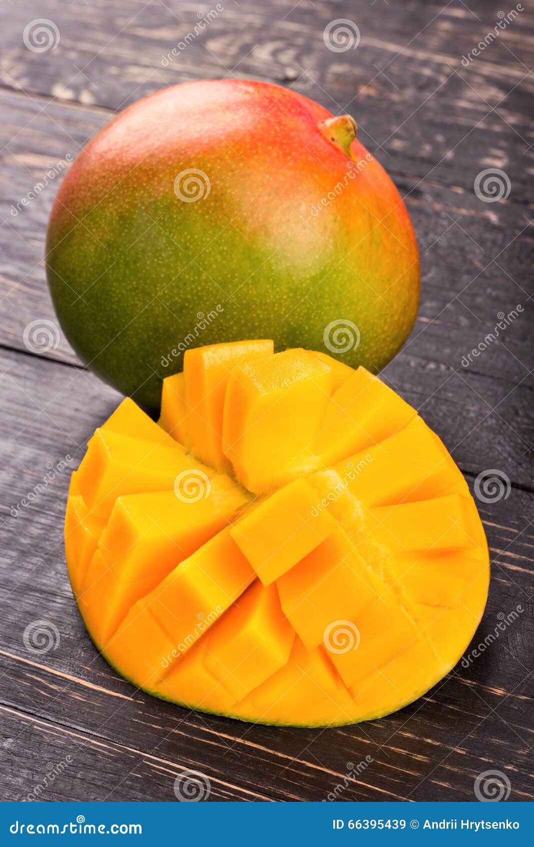 Sliced mango fruit stock image. Image of organic, fruit - 66395439