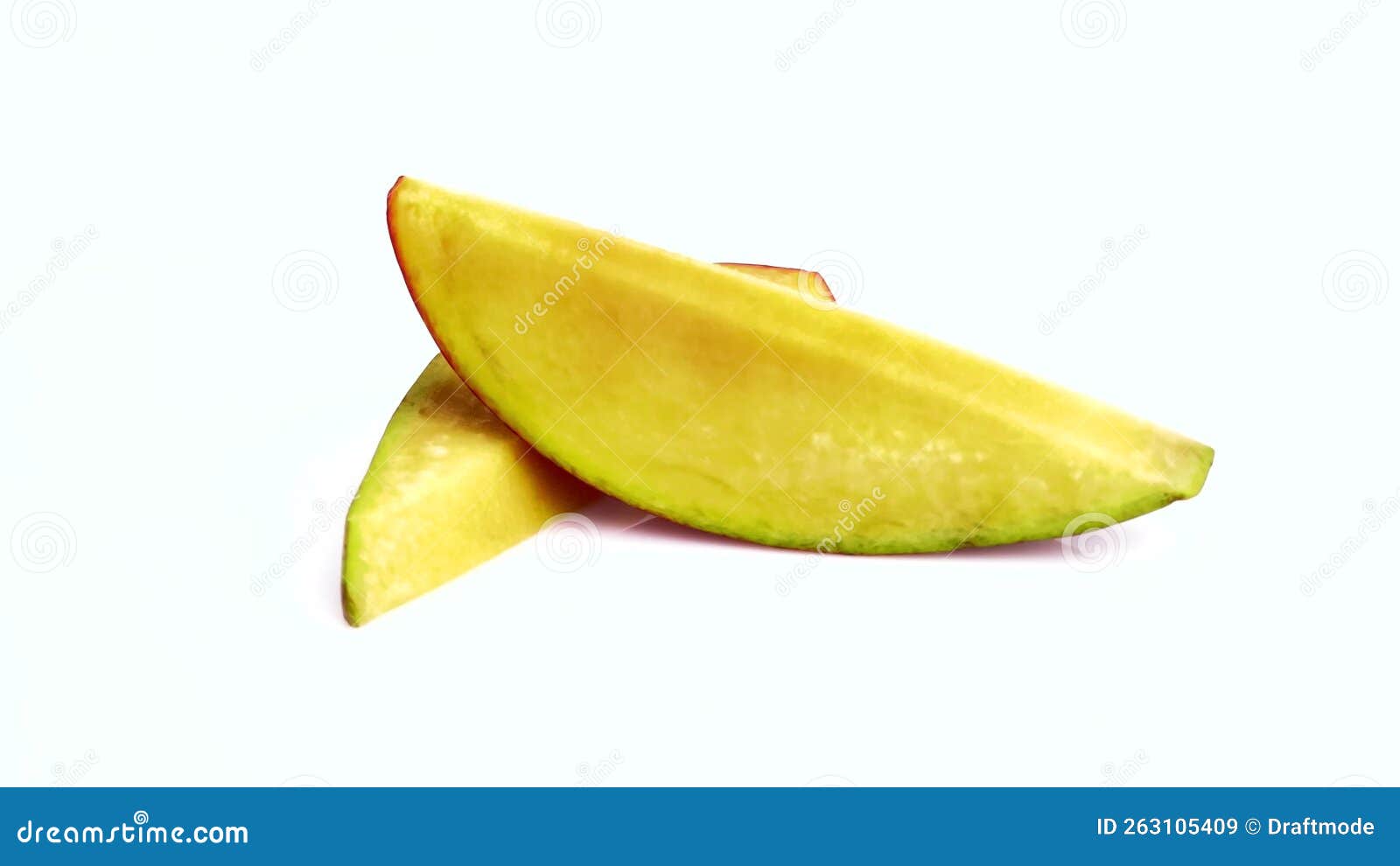 Sliced Mango Isolated on White Stock Video - Video of nutrition ...