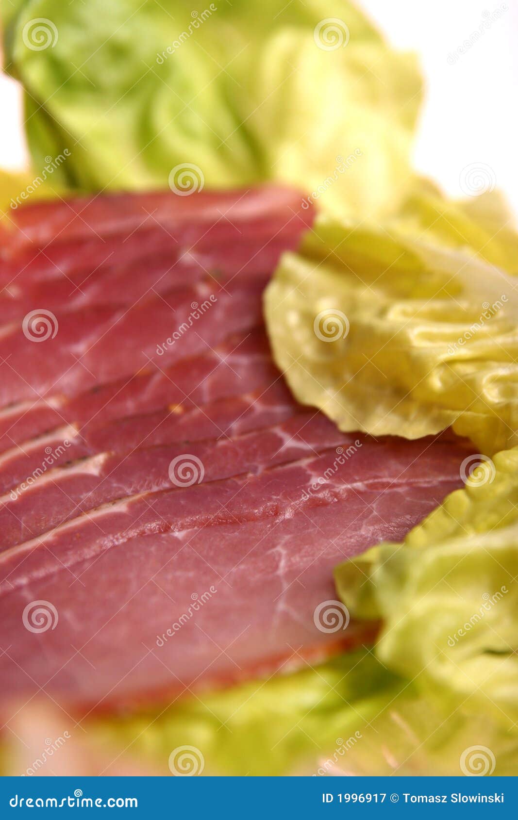 Sliced meat stock image. Image of freshness, cutting, board - 1996917