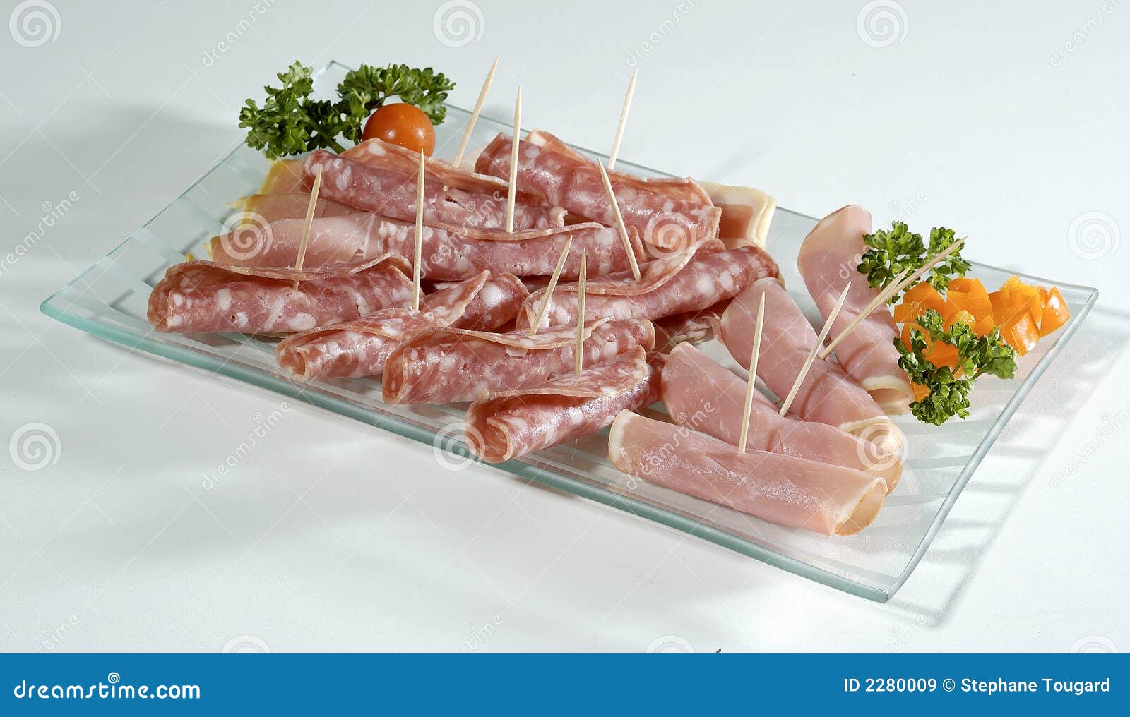 Sliced meat stock image. Image of slice, meat, tasty, nutritional - 2280009