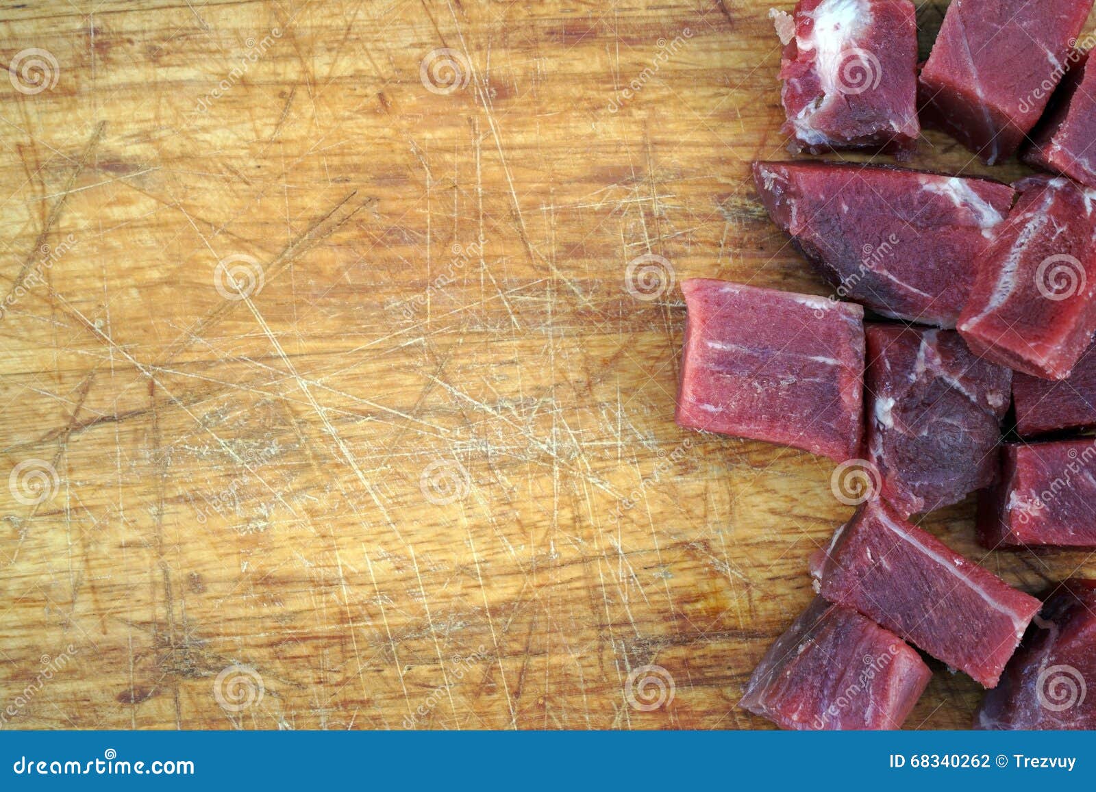 Sliced Meat on the Table Close Up Stock Photo - Image of meat, pork ...