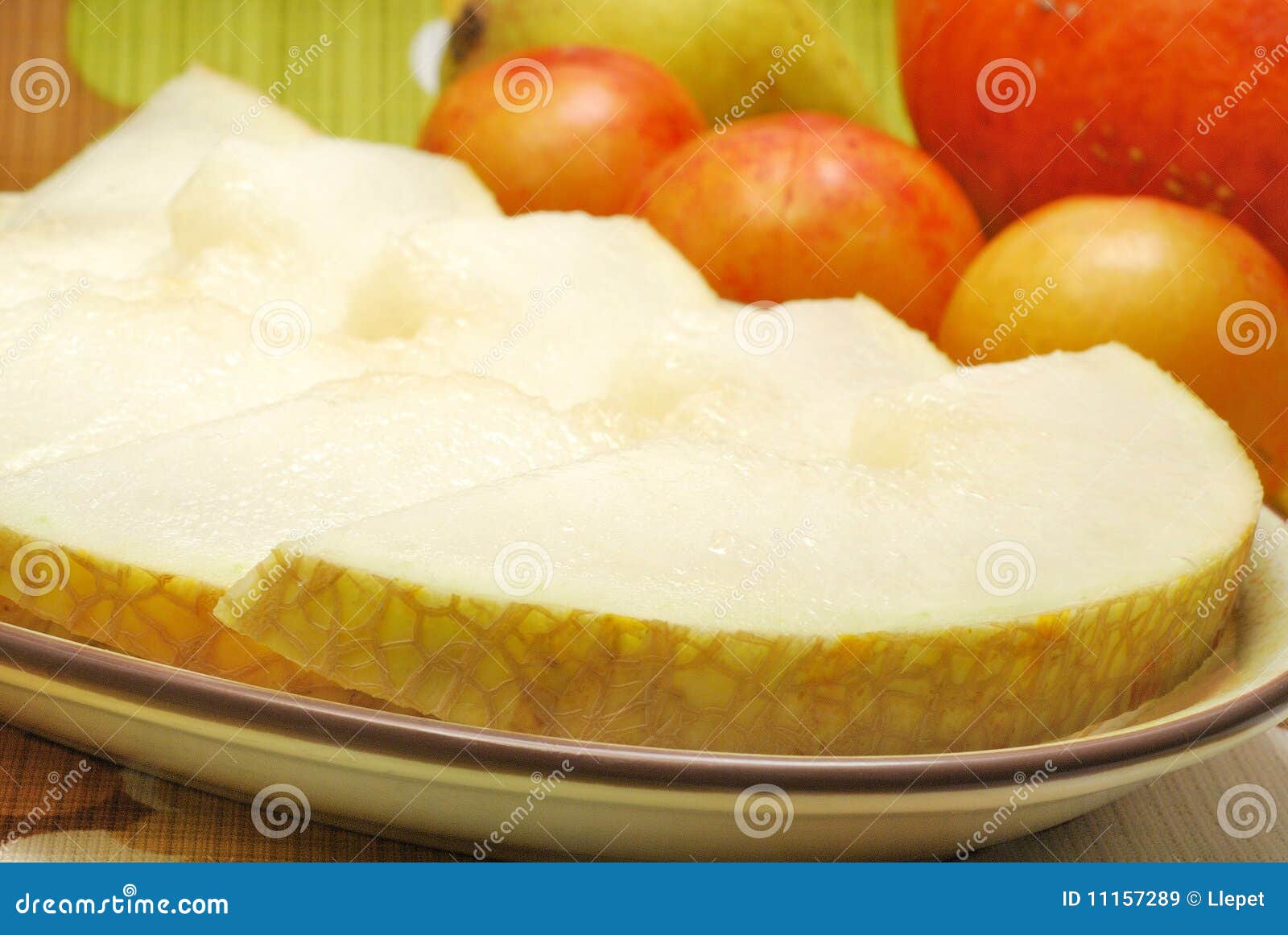 Sliced melon stock image. Image of food, refreshment - 11157289