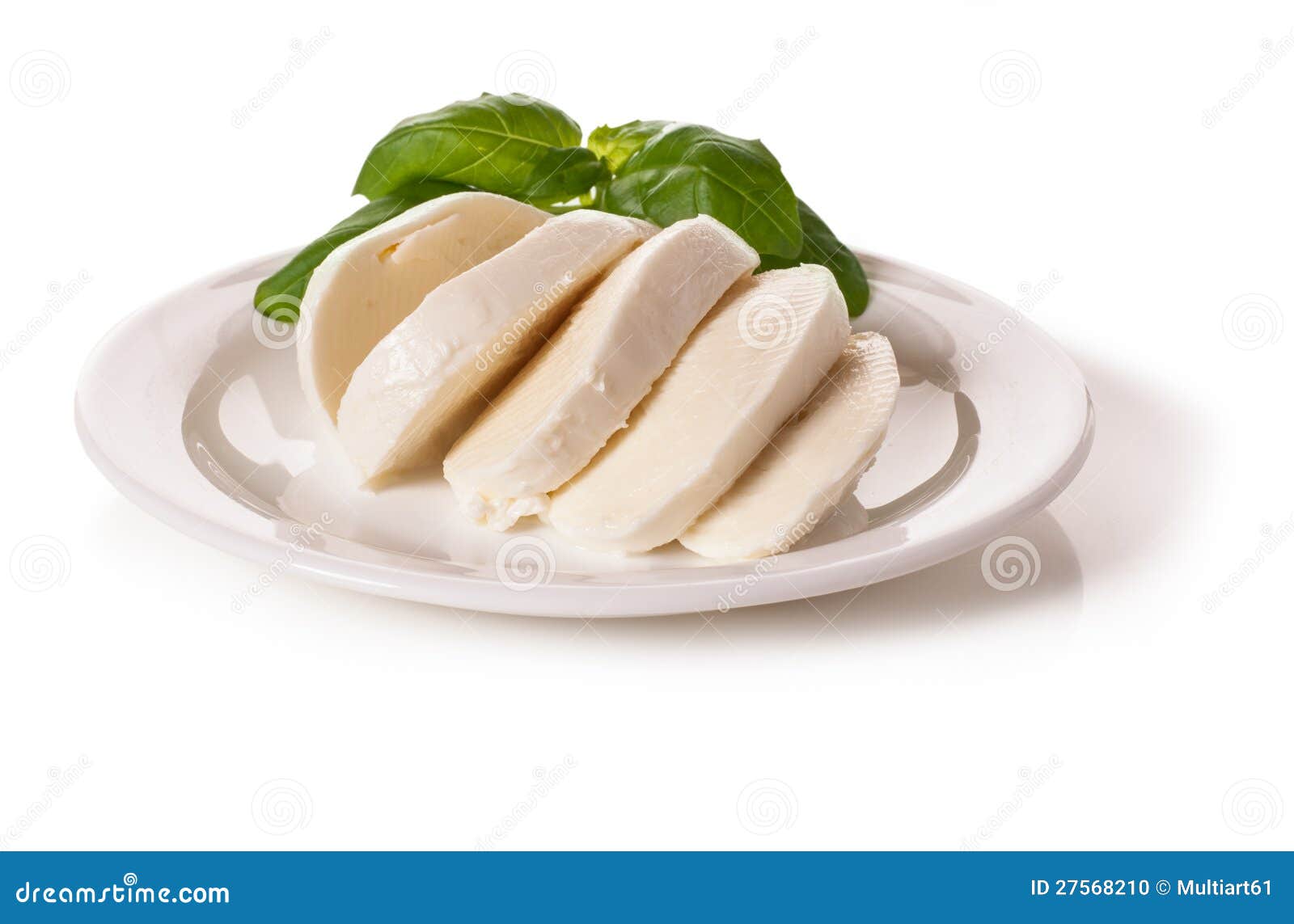 Sliced Mozarella stock photo. Image of food, meal, white - 27568210