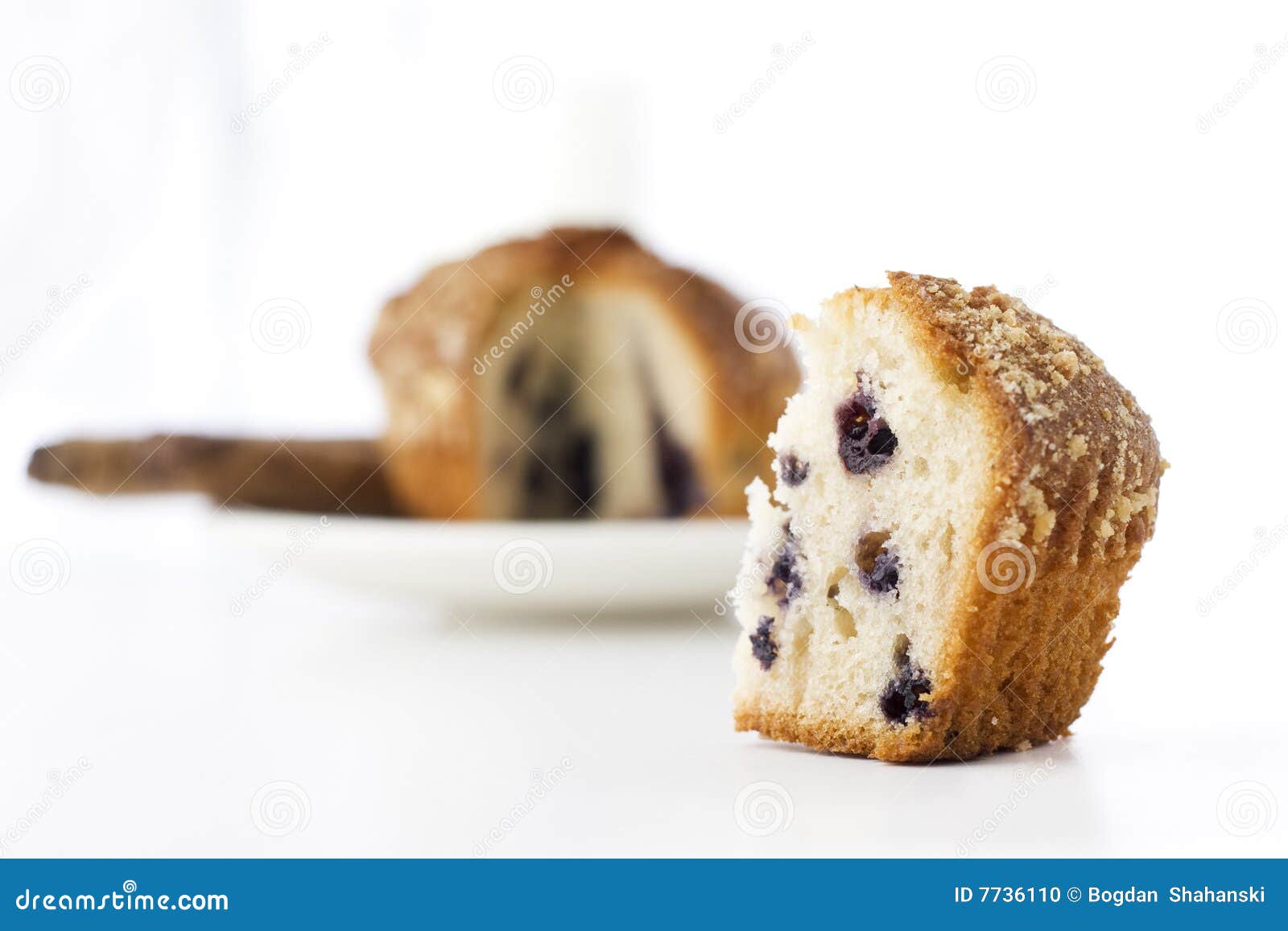 Sliced muffin stock photo. Image of brown, glass, slice - 7736110