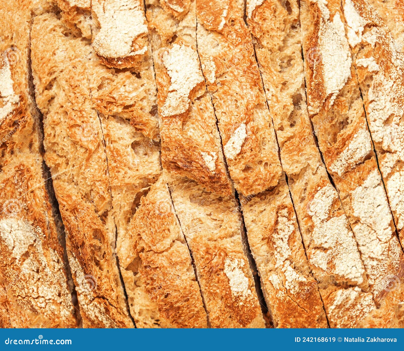 Sliced Multigrain Bread As a Background Closeup. Fresh Bread Loaf ...